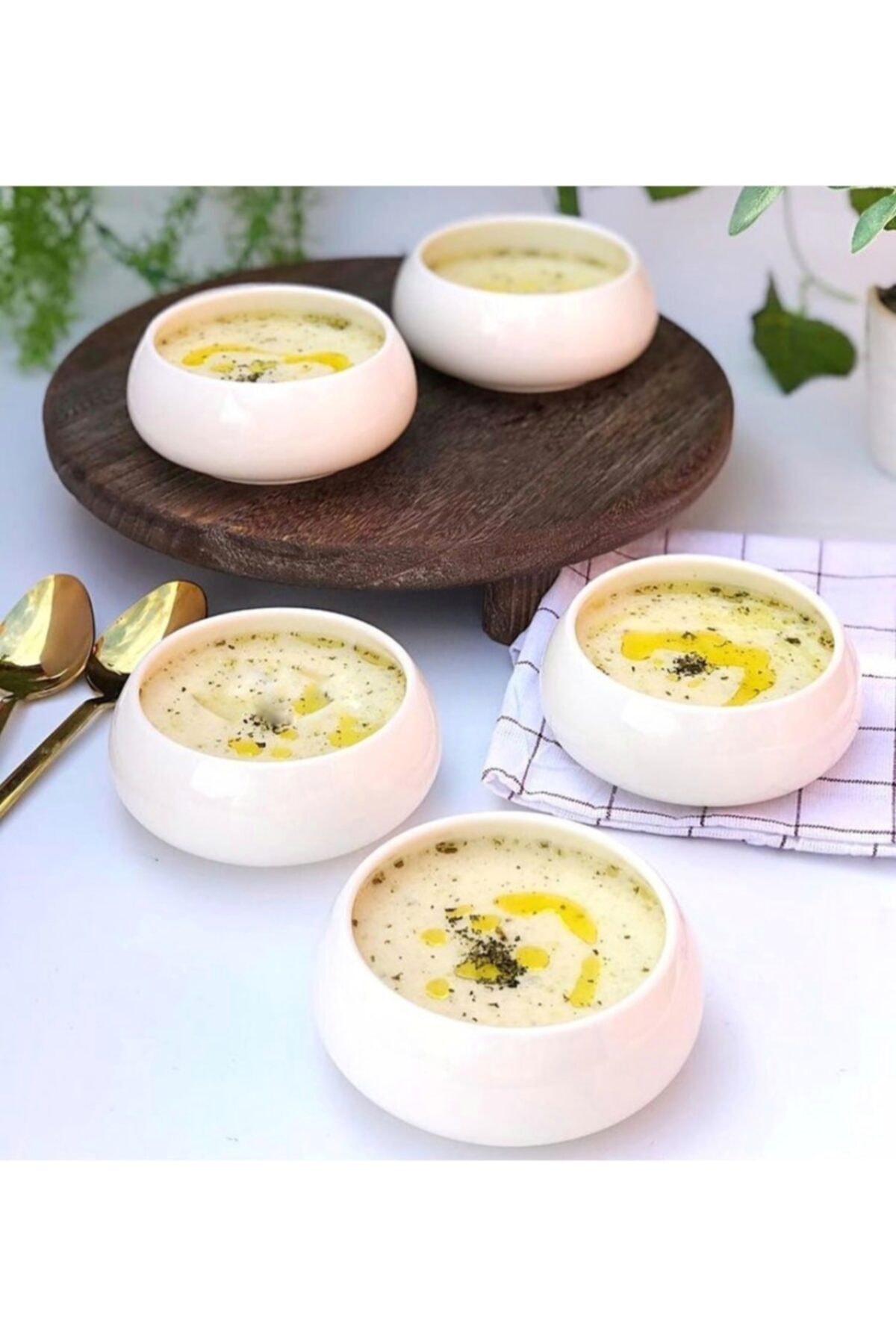 DİLAHOME Acar Pure White 6 Lı Çorba Çerez Güveç Bombeli Kase Model 2 No ...