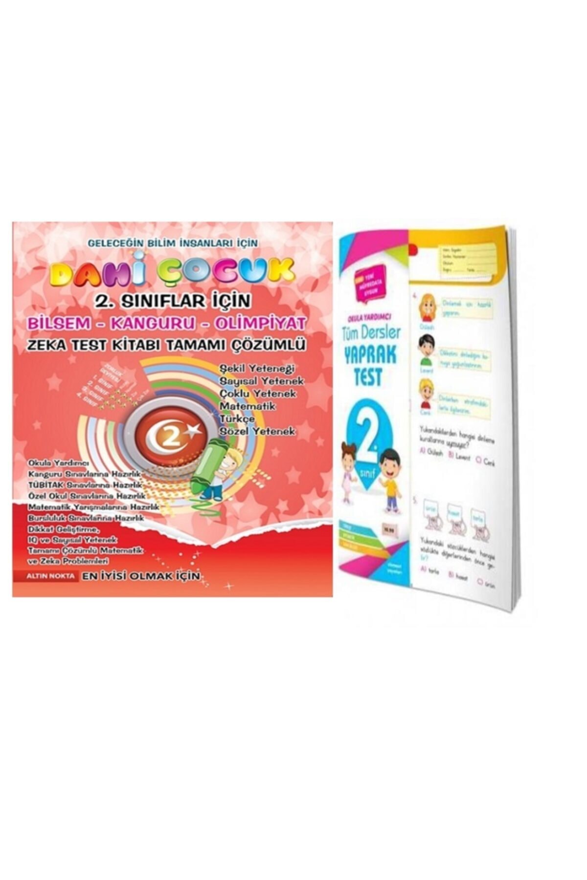 Altın Nokta Basım Yayın Yayınları 2. Sınıf Dahi Çocuk Bilsem Kitabı Ve ...