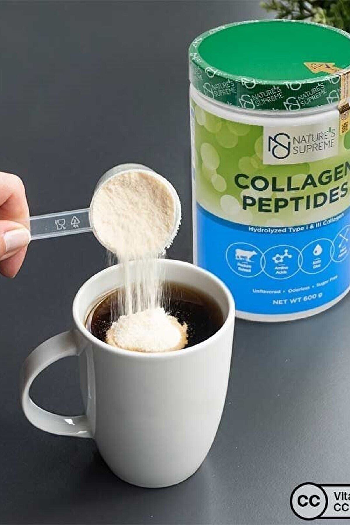 Natures Supreme Collagen Peptides Powder 600 gr Aromasız - Fiyatı ...