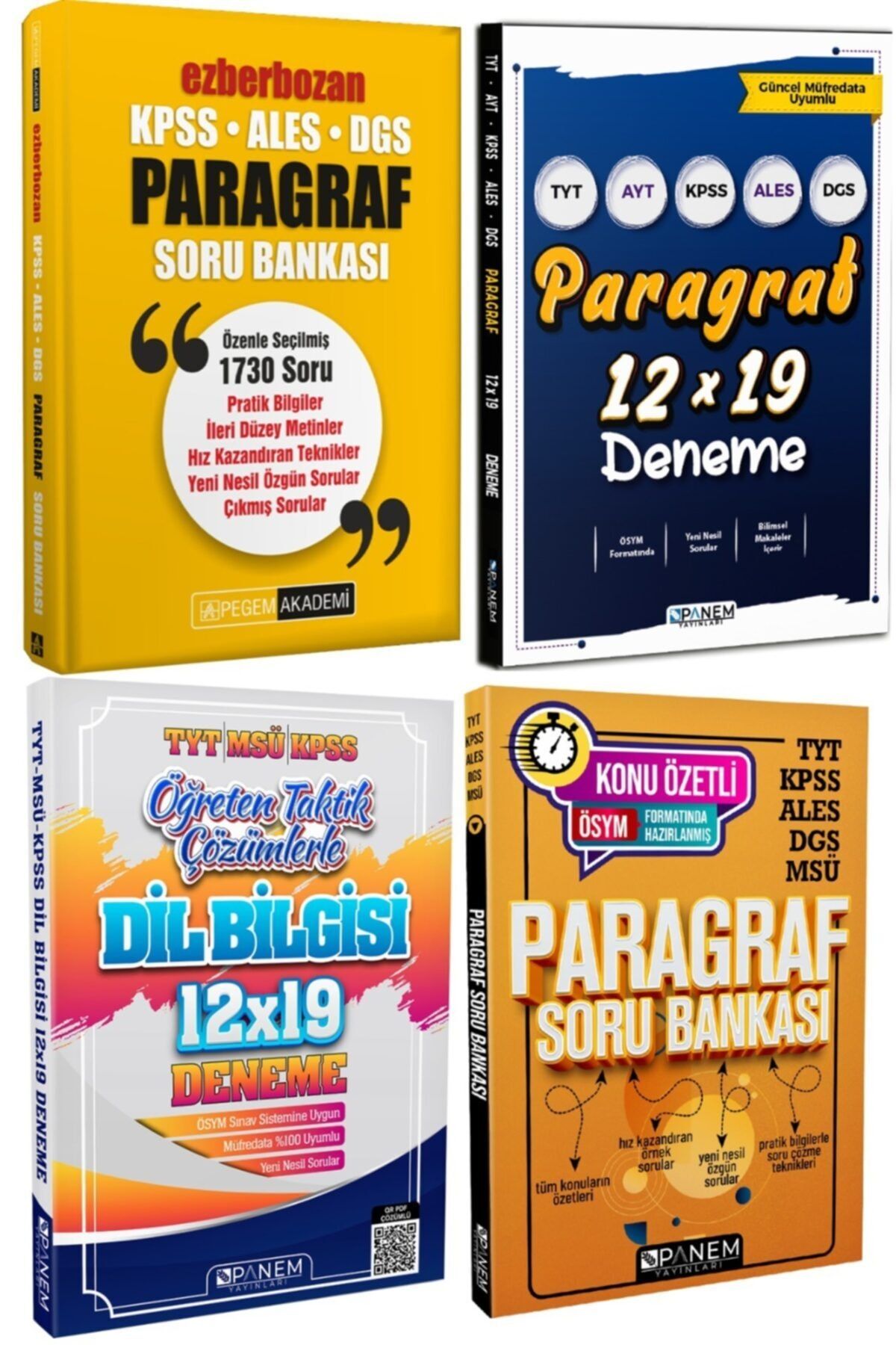 Pegem 2024 KPSS ALES DGS Ezberbozan Paragraf Ve Matematik, 44% OFF