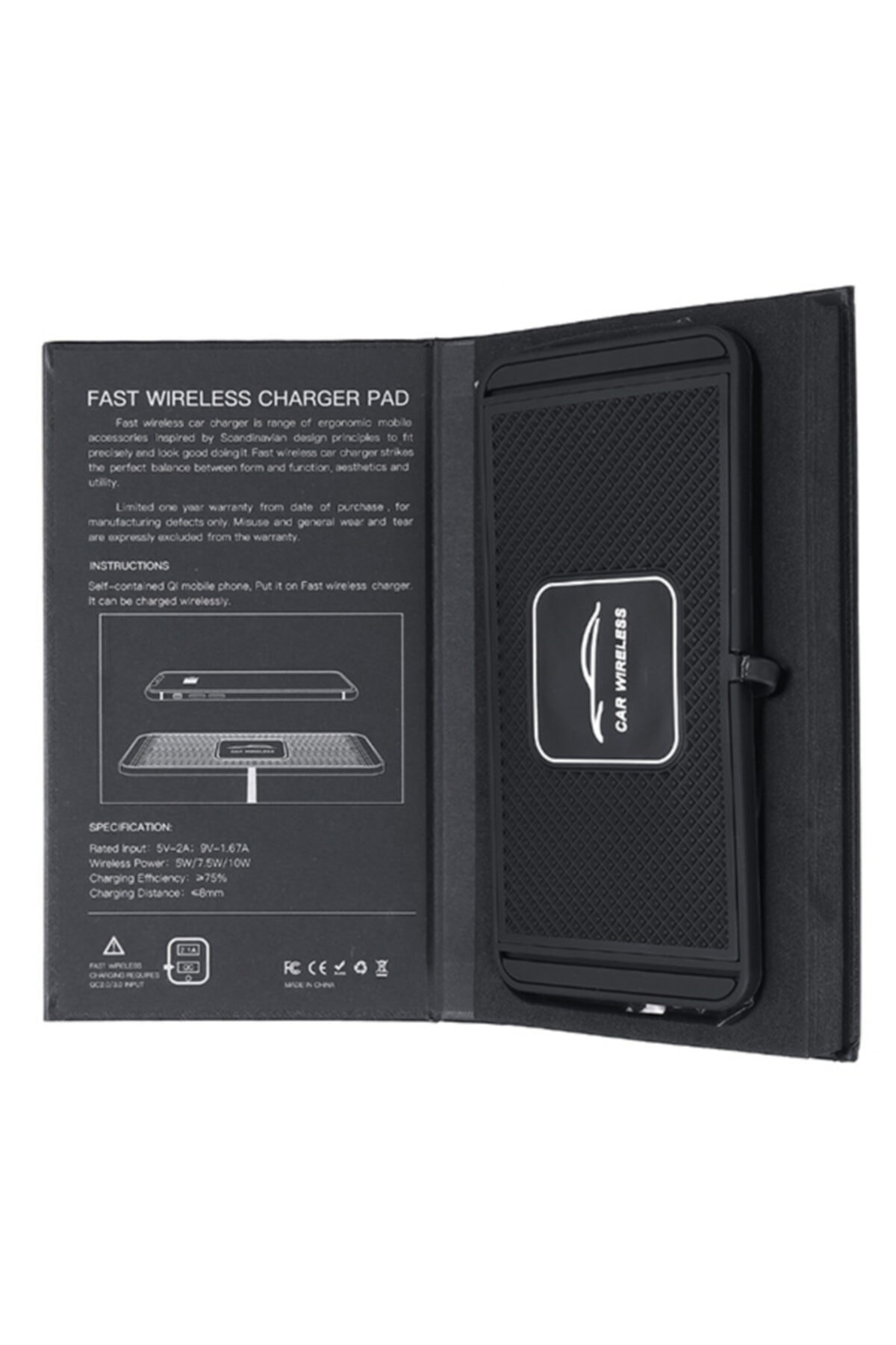 Ally Mobile Ally Araç Içi Kablosuz Şarj Pedi Kauçuk Tabanlı Wireless ...