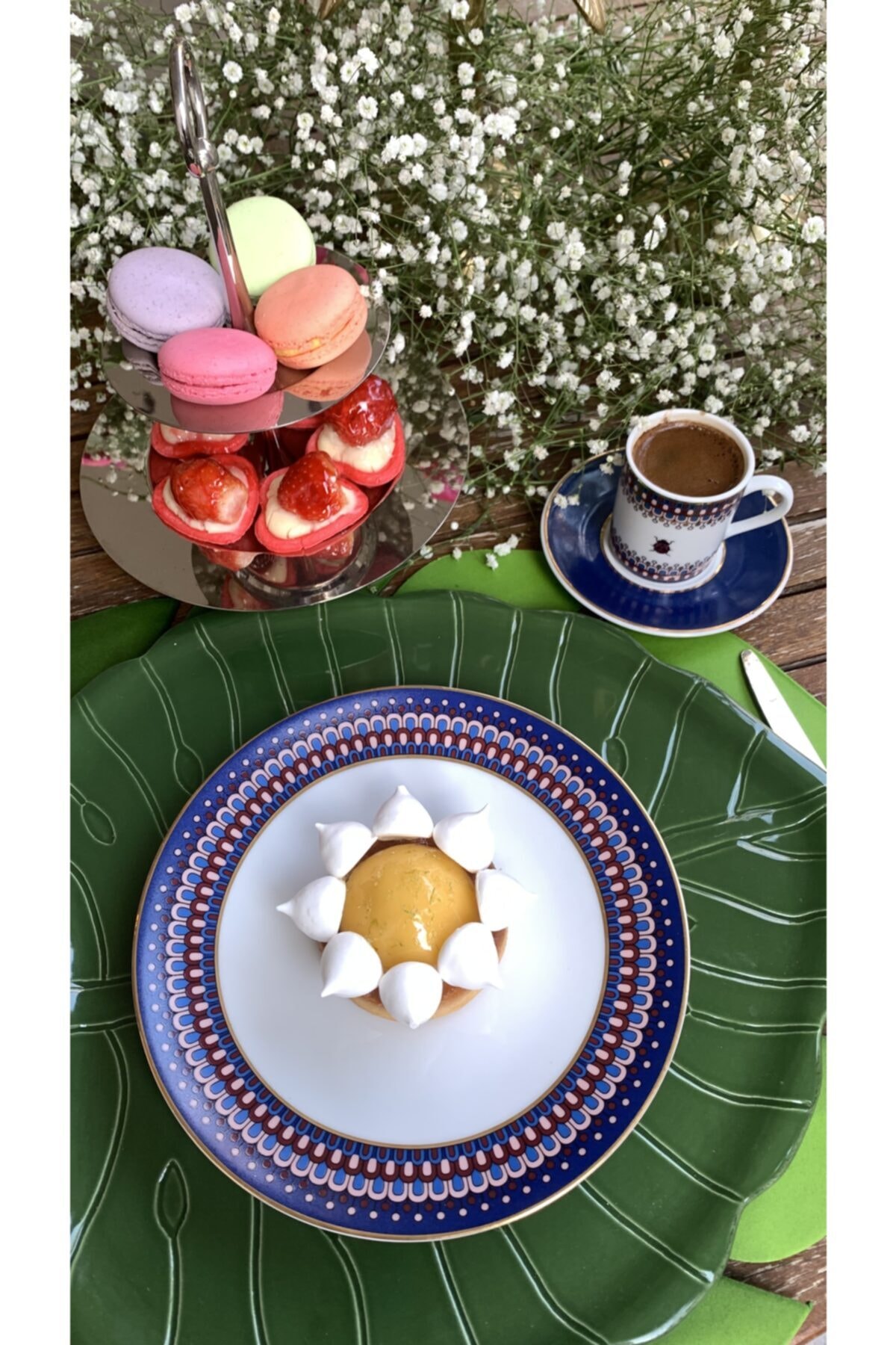 Tabbak İstanbul Lady Bug 6 Lı Set Lacivert Pasta Tabağı 20 Cm Fiyatı ...