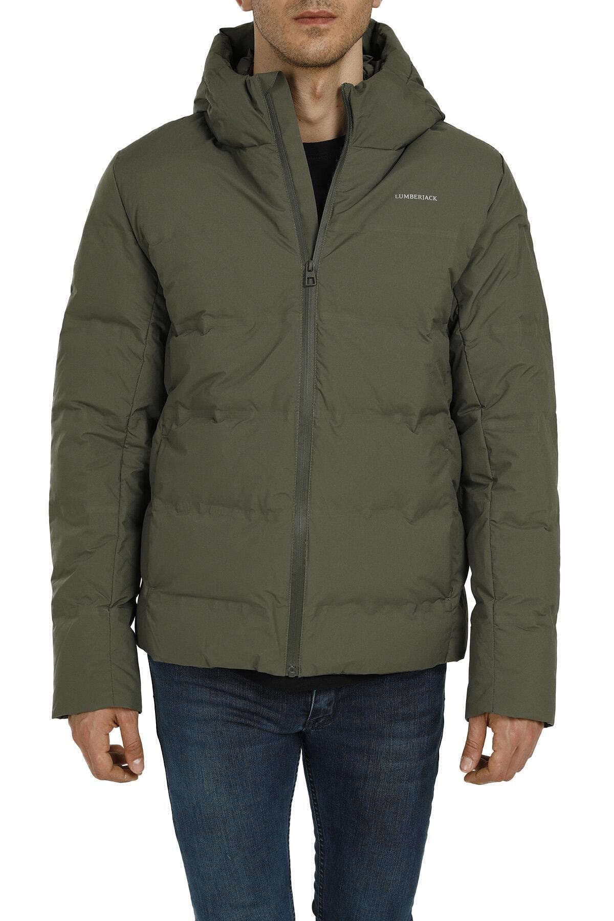 Lumberjack 101045014 Nolan Down Kuş Tüyü Kaban Haki Erkek Mont Fiyatı ...