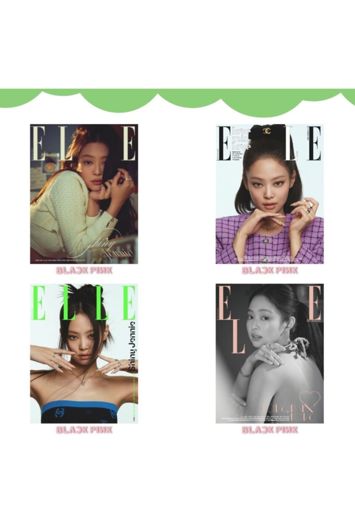 Kpop Dünyasi Blackpınk Jennie '' Elle '' Poster Set - Fiyatı, Yorumları