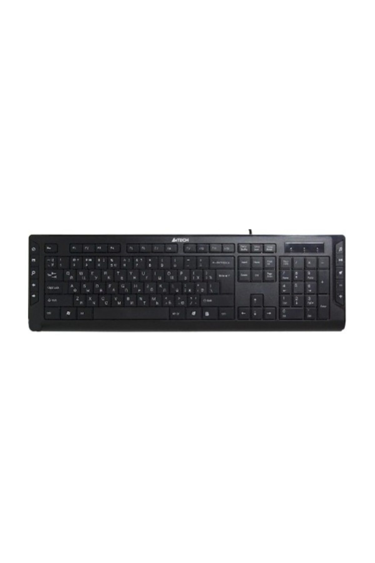 A4 Tech Kd-600 Türkçe Q Multimedya X-Slim Siyah Klavye A4 Tech Kd-600 Türkçe Q Multimedya X-Slim Siyah Klavye