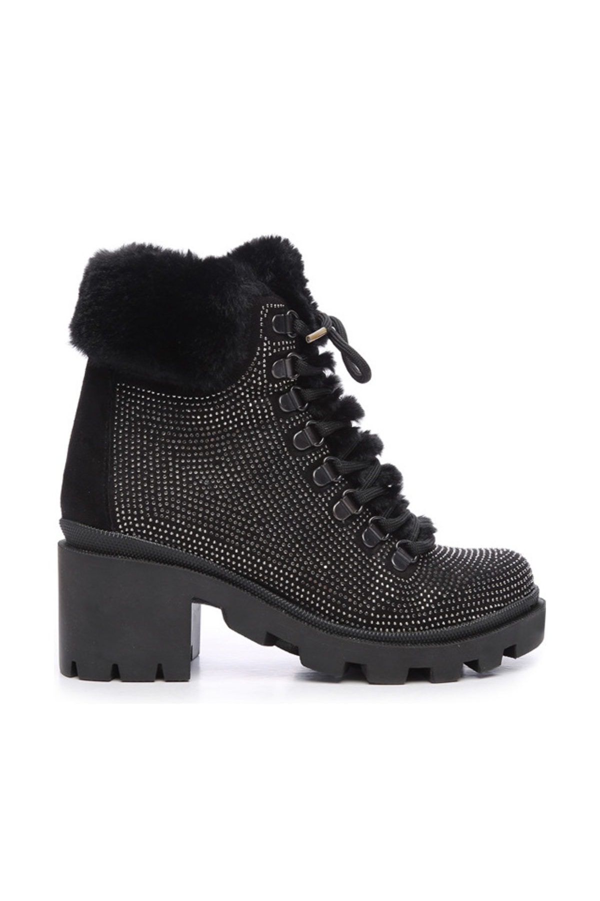 KEMAL TANCA Siyah Kadın Vegan Casual Bot