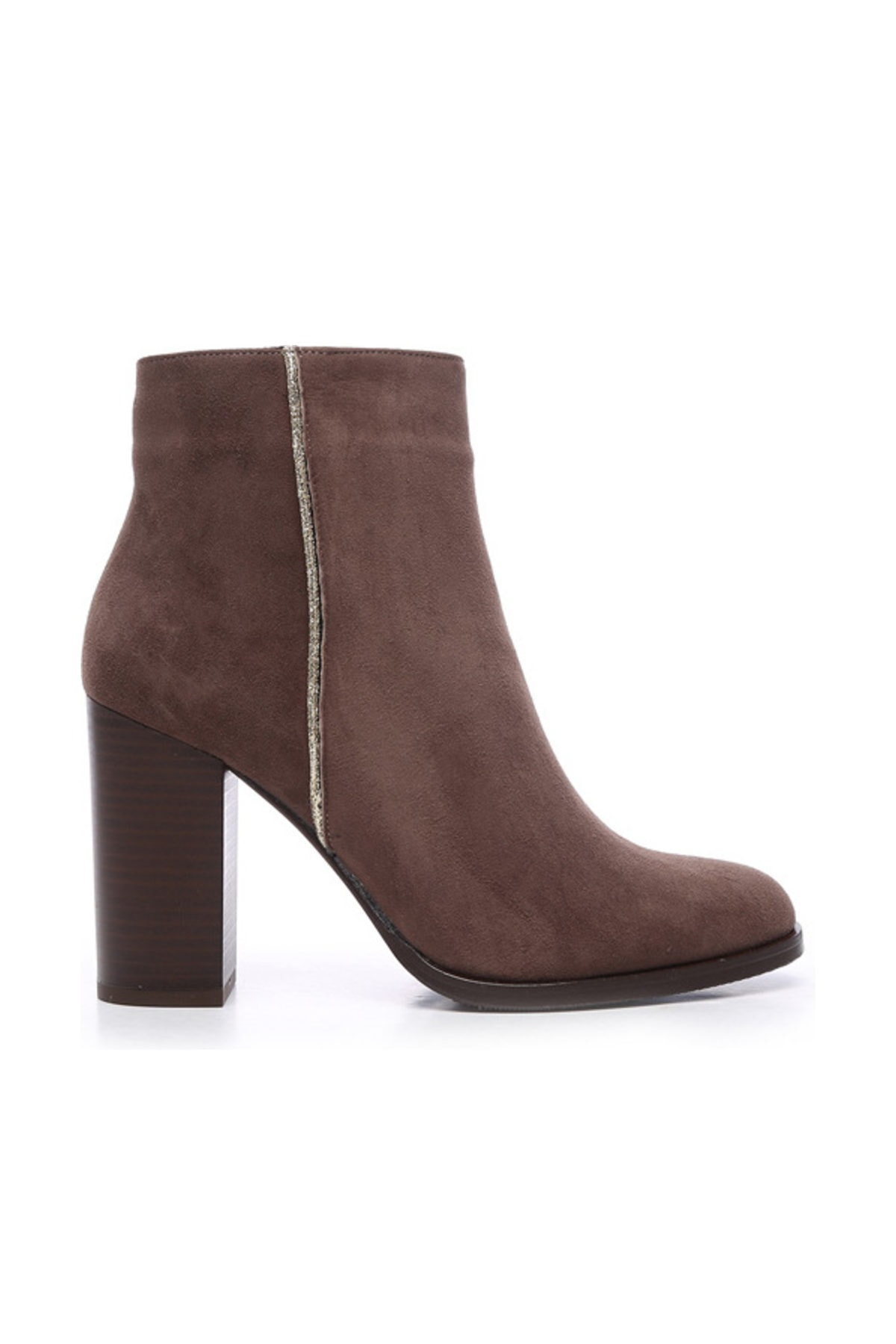 KEMAL TANCA Hakiki Deri Bej Kadın Klasik Bot