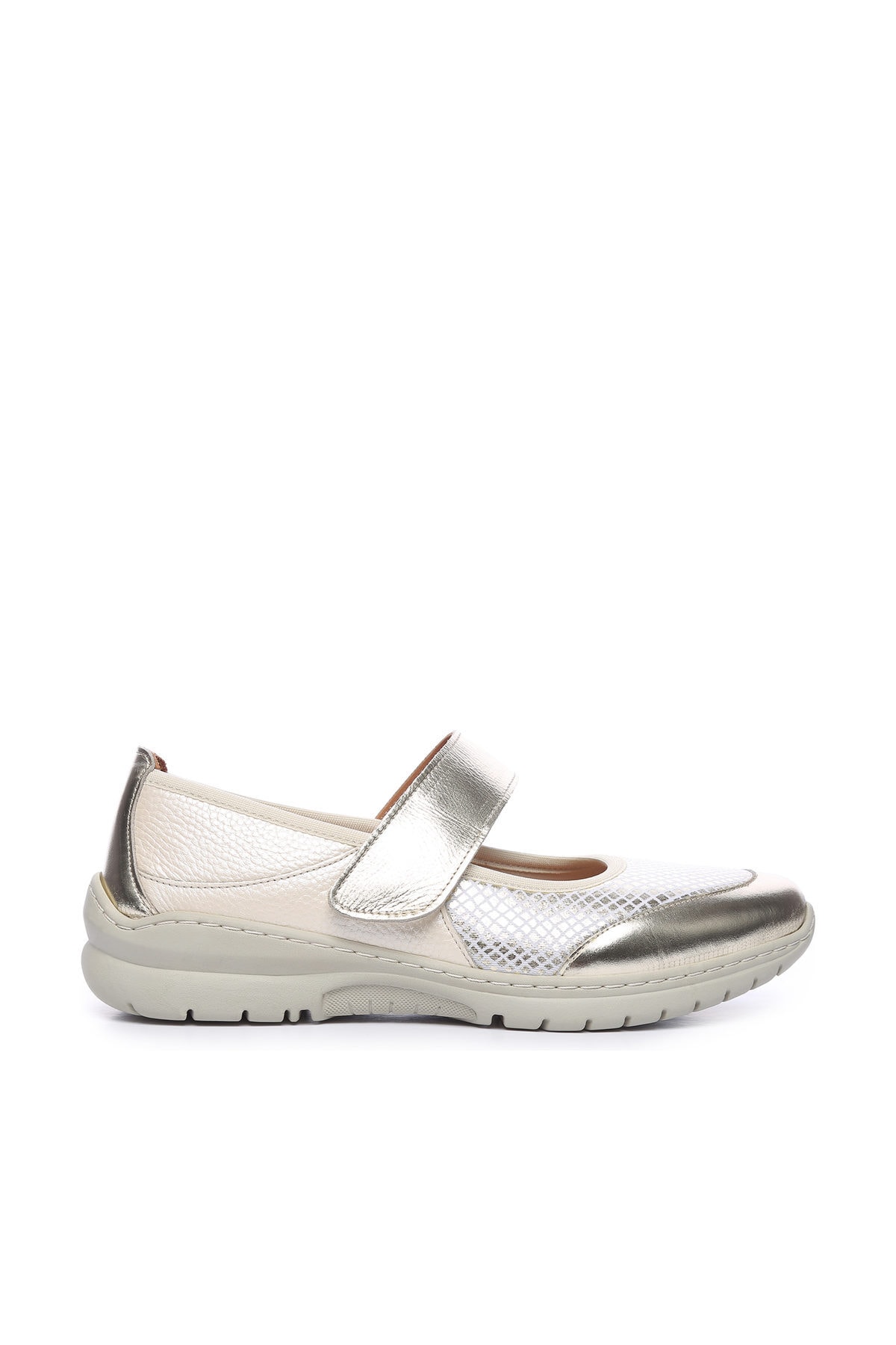 KEMAL TANCA Hakiki Deri Sarı Kadın Spor Ayakkabı