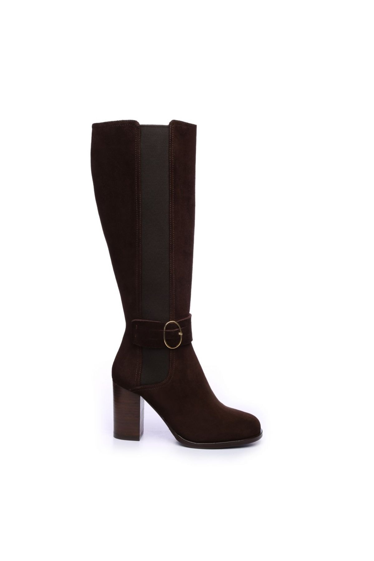 KEMAL TANCA Hakiki Deri Kahverengi Kadın Casual Çizme