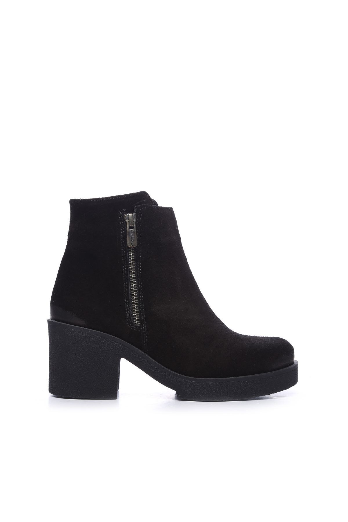KEMAL TANCA Hakiki Deri Siyah Kadın Bot KEMAL TANCA Hakiki Deri Siyah Kadın Bot
