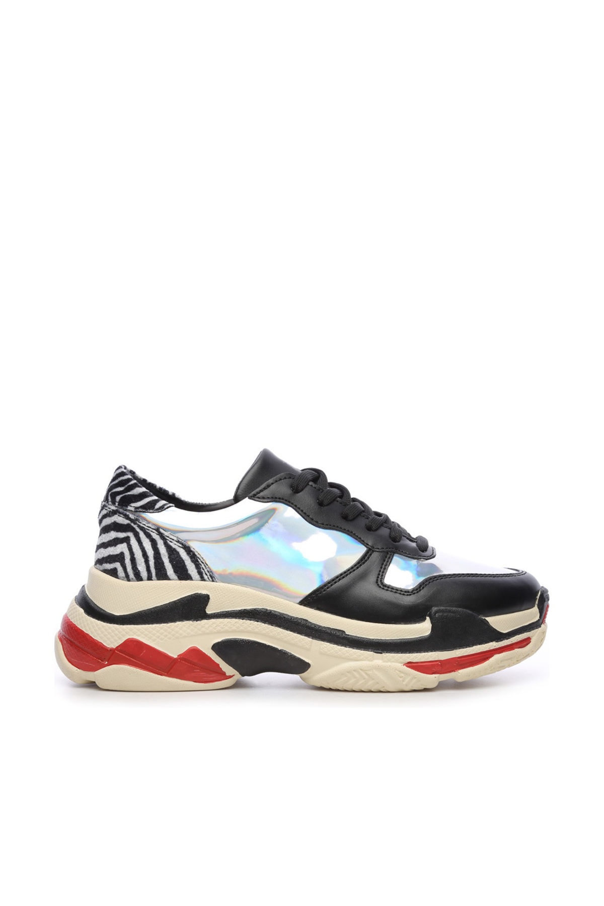 KEMAL TANCA Siyah Kadın Vegan Sneakers & Spor Ayakkabı KEMAL TANCA Siyah Kadın Vegan Sneakers & Spor Ayakkabı