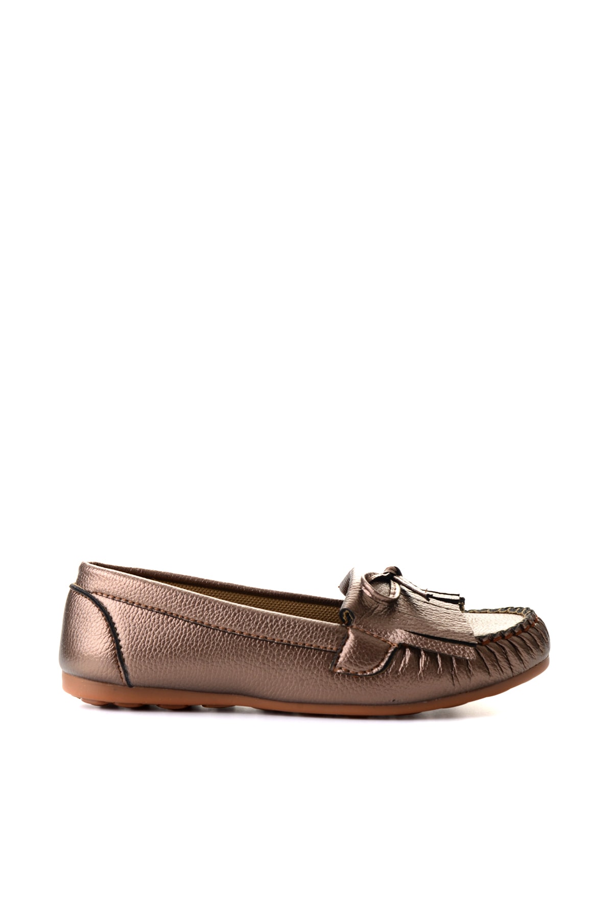Bambi Bakır Kadın Loafer Ayakkabı