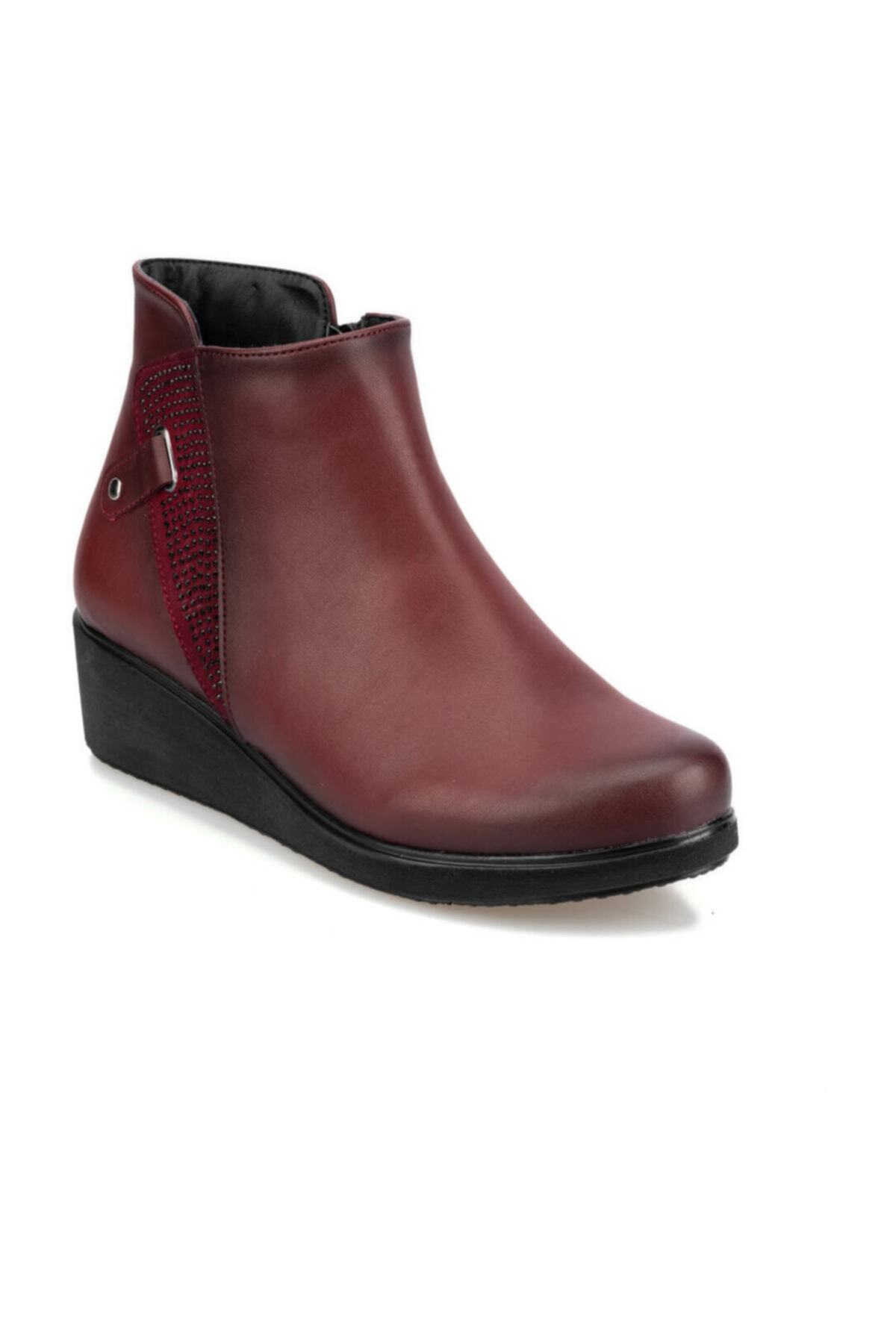 Polaris Bordo Kadın Bot & Bootie