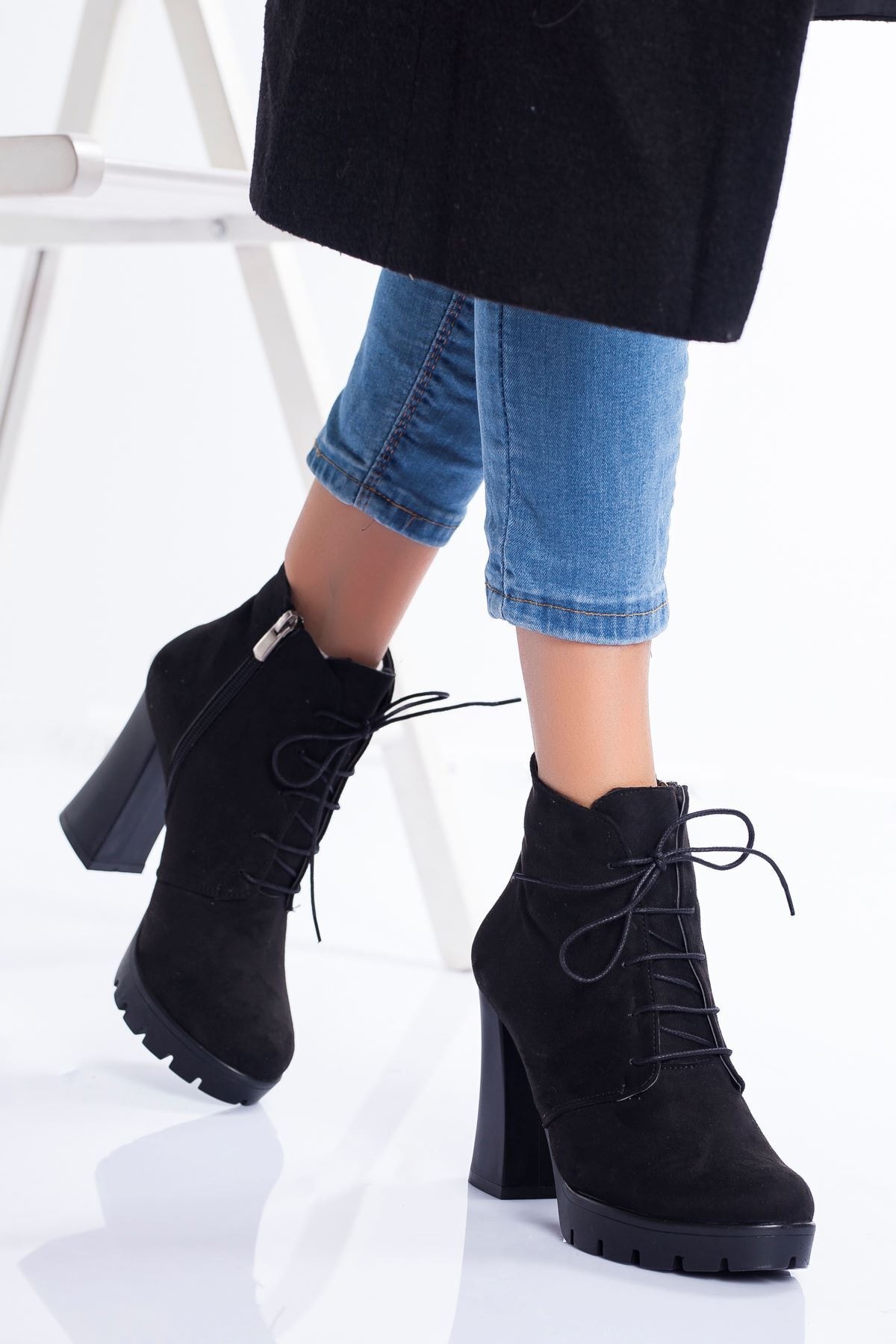 Ayakkabı Frekansı Denise Bot Siyah