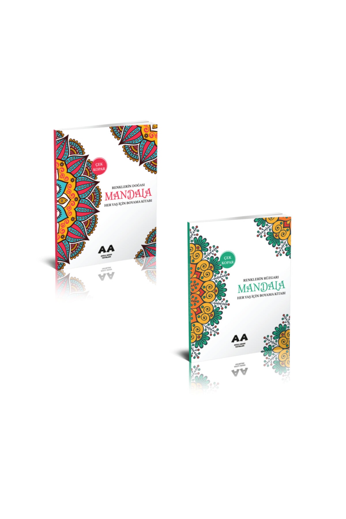 Akıllı Adam Yayınları Mandala Büyükler Için Boyama Kitabı 2'li Set ...