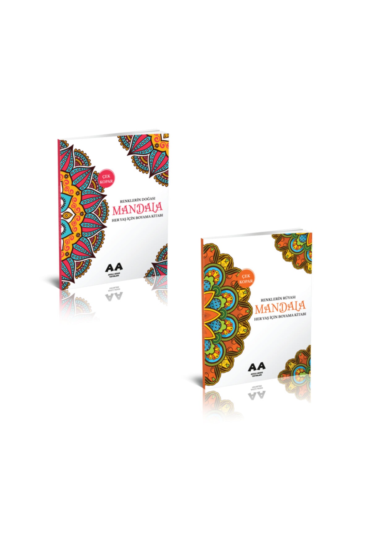 Akıllı Adam Yayınları Mandala Büyükler Için Boyama Kitabı 2'li Set ...