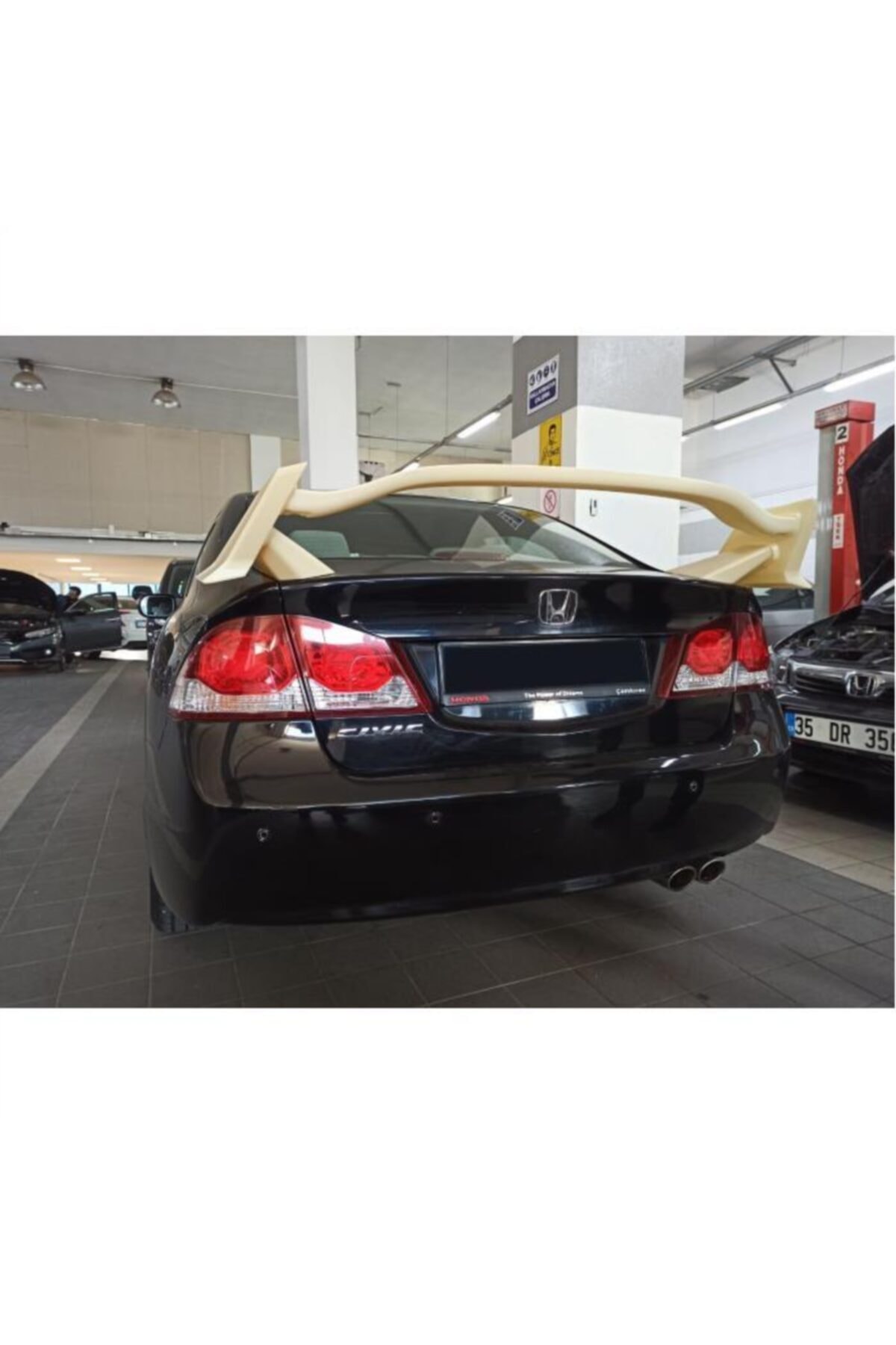 Autokit Honda Civic Fd6(2006-2011) Type-r Spoiler (boyasız) Fiyatı ...