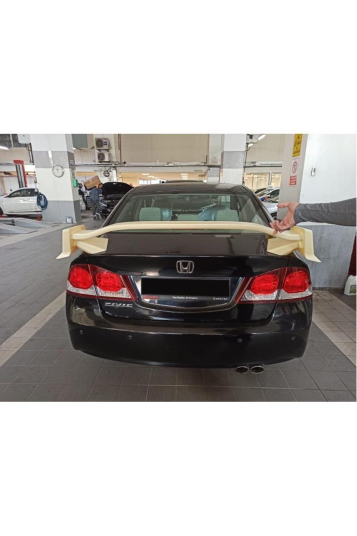 Autokit Honda Civic Fd6(2006-2011) Type-r Spoiler (boyasız) Fiyatı ...