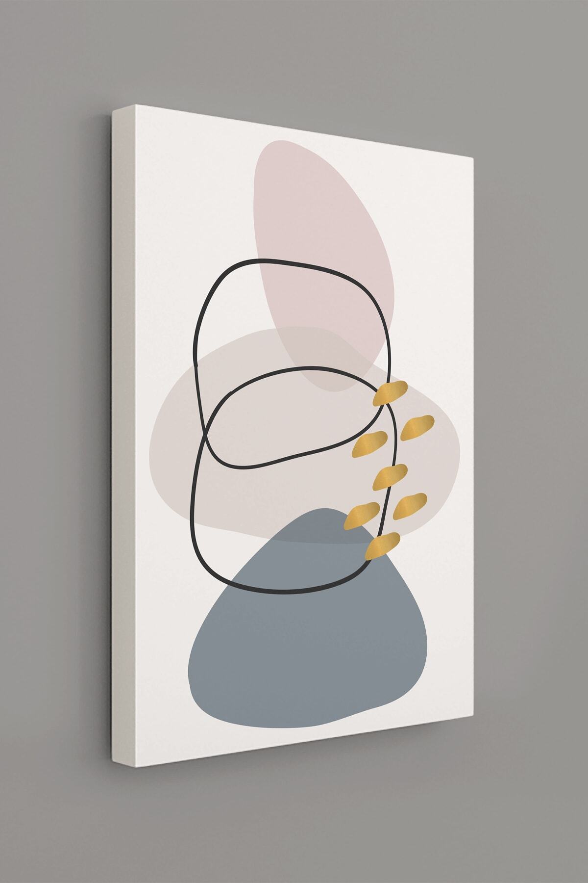 StellaStore Soyut Modern Minimal Kanvas Tablosu 3'lü Canvas Tablo Seti ...