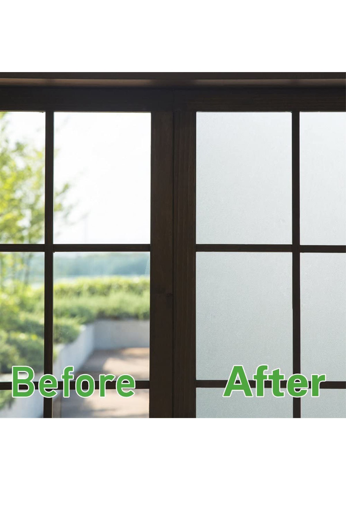 ÖzgürceSeç 37cm X 3 meters Glass Sandblasting Foil Frosted Window Film ...