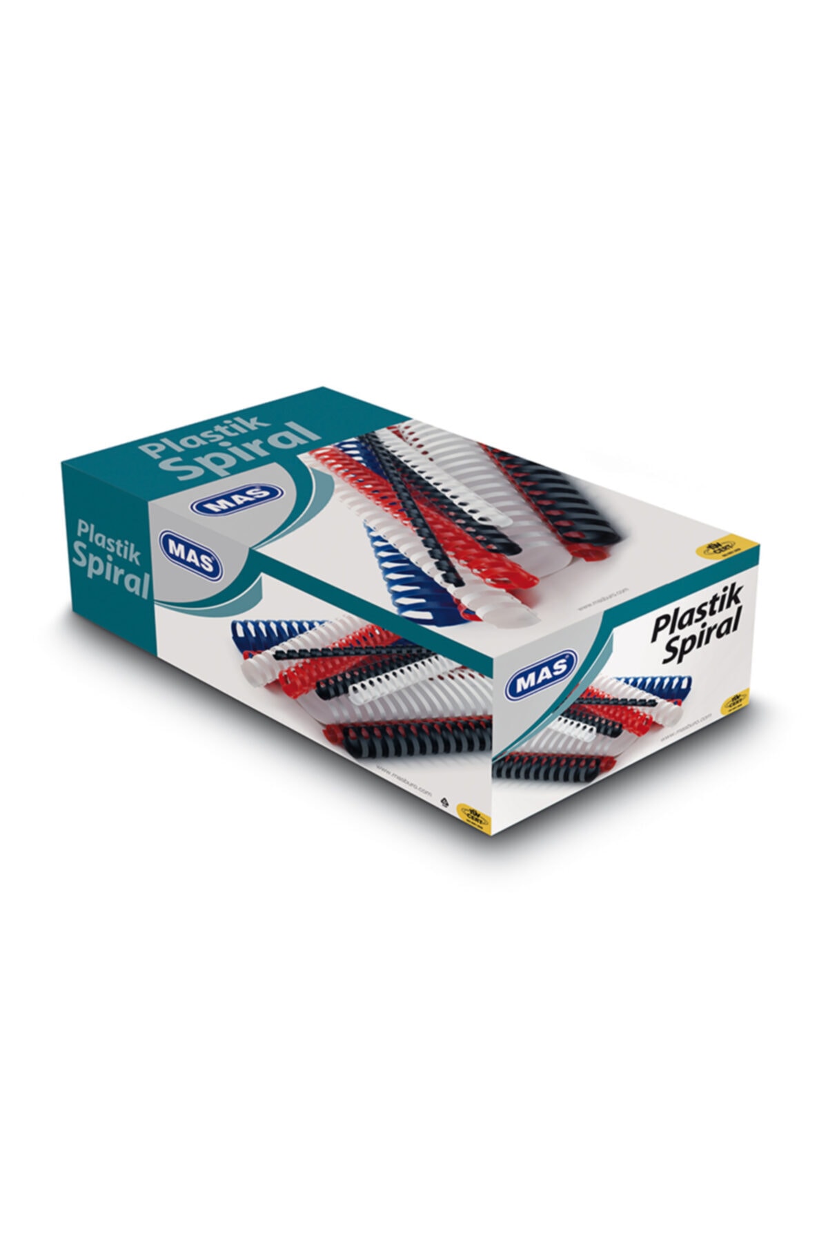 Mas A4 Plastik Spiral 18mm Beyaz (100 Lü Paket) - Fiyatı, Yorumları