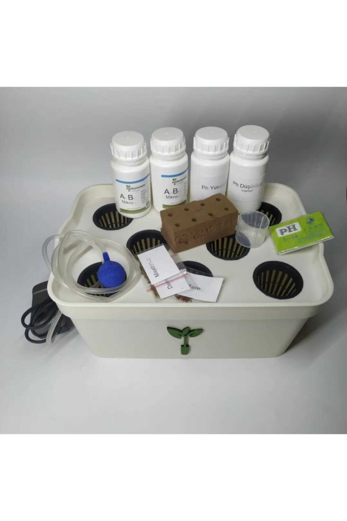 hidroponikturkiye Hidroponik Set Hidrobox L- Mini Topraksız Tarım Seti ...