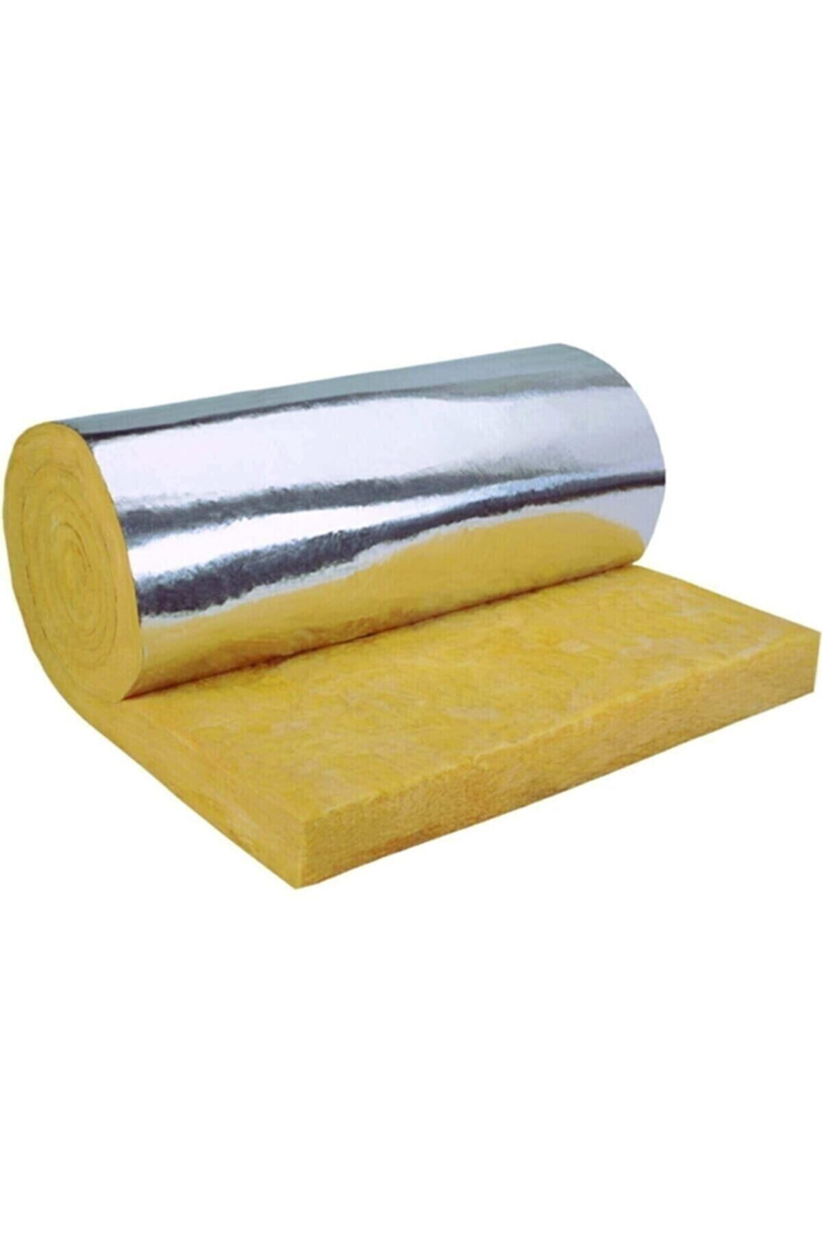 Izocam 1,2 M2 Cam Yünü 1 Metre Folyolu Çatı Şiltesi 5 Cm ( 1 Metre ...
