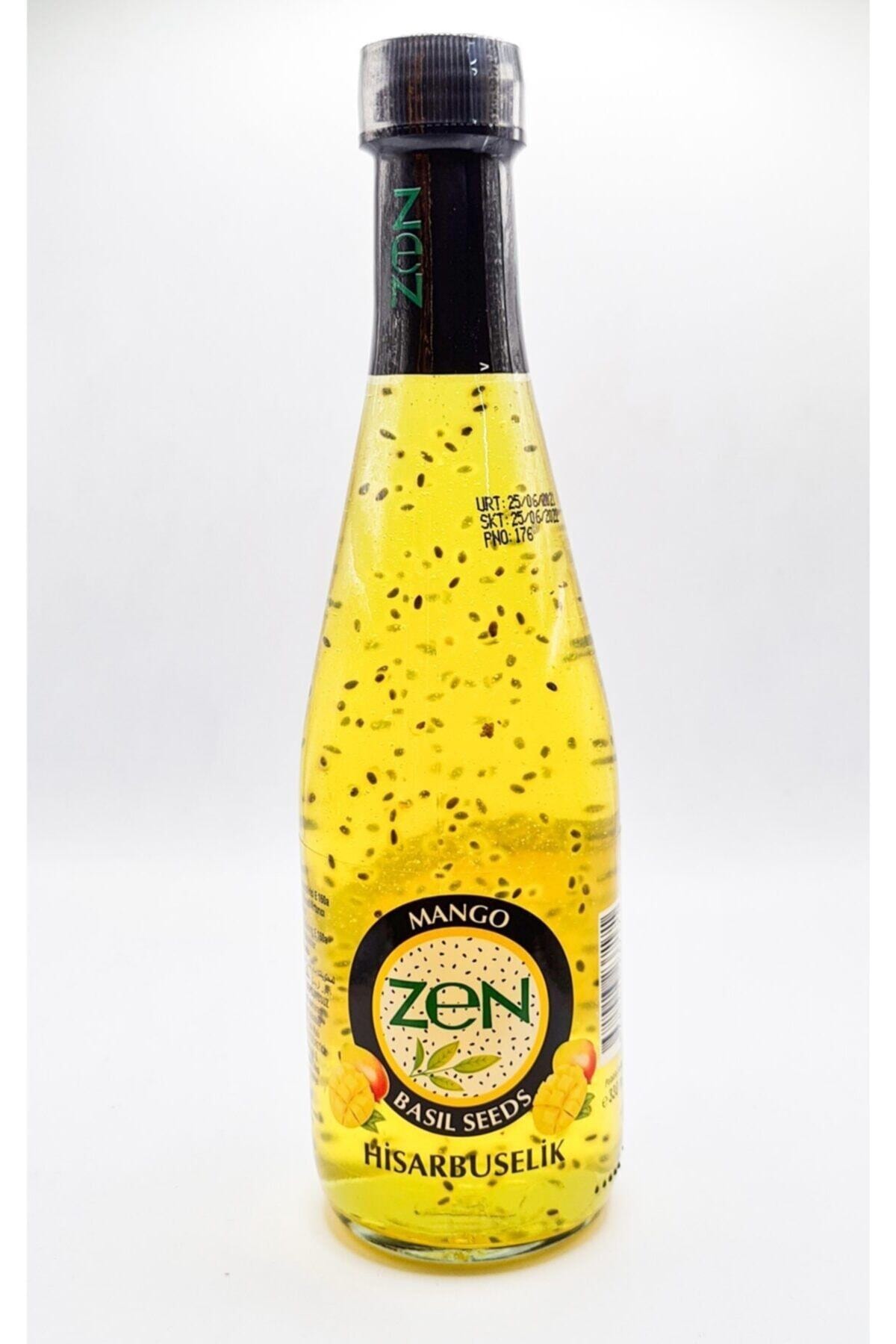 ZEN BASIL Zen Fesleğen Tohumlu Mango Aromalı İçecek 330 ml X 12 Adet ...