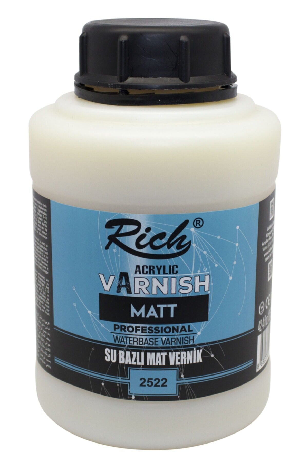 Rich Acrylic Varnish Matt Professional Water -based Varnish Su Bazlı ...