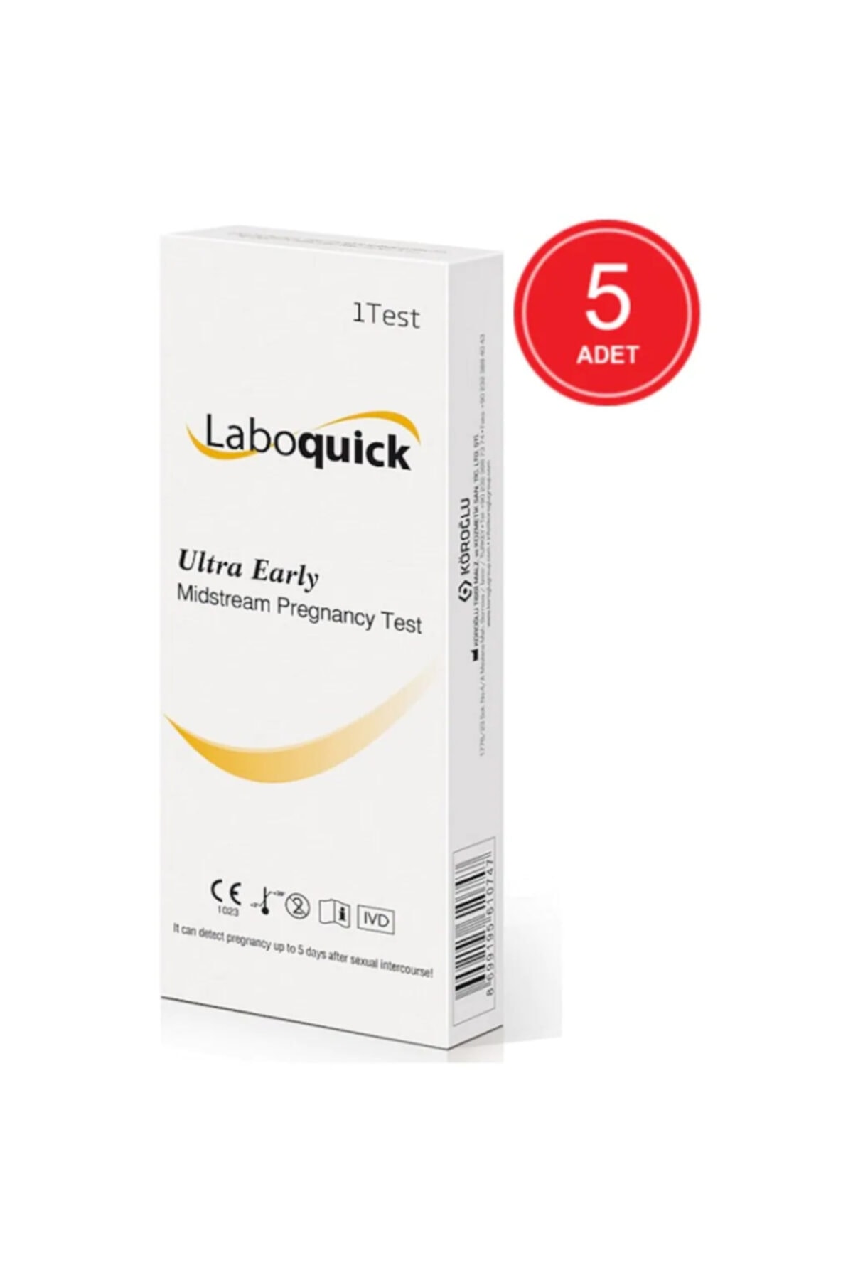 Laboquick Ultra Erken Gebelik Testi 5 Adet Fiyatı, Yorumları - Trendyol