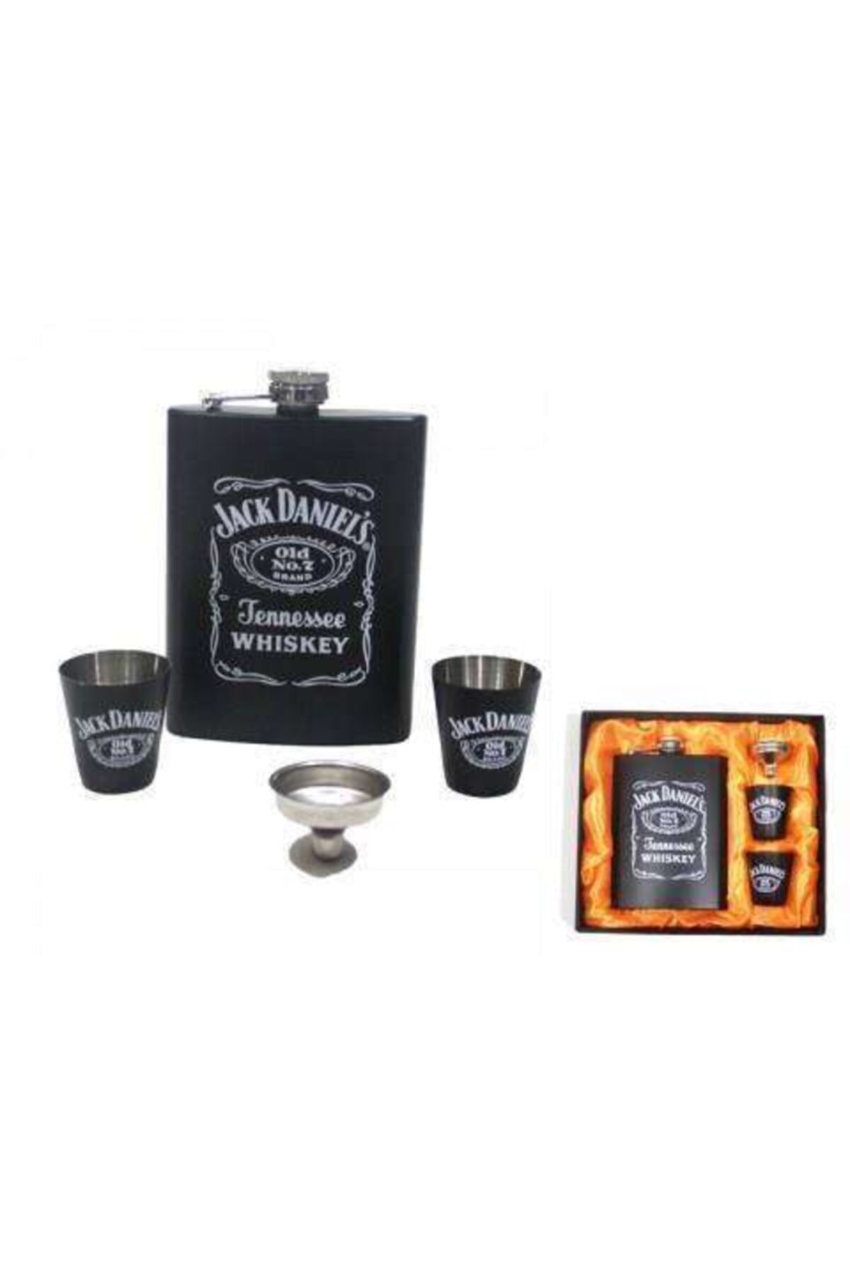 Genel Markalar Içki Viski Konyak Vodka Matara Seti 8 Oz 227 Ml ...