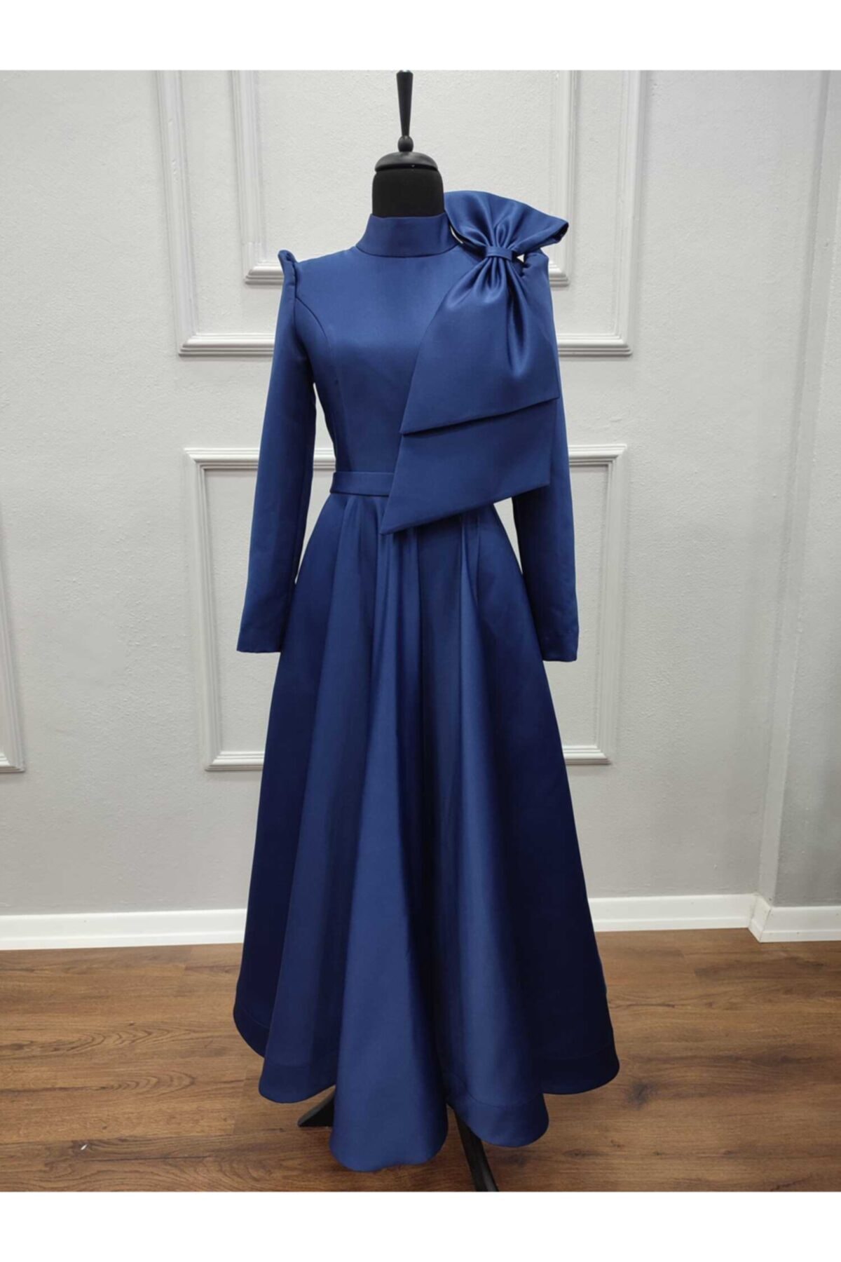 sade abiye Lacivert Fiyonk Tasarım Fiyatı, Yorumları - Trendyol