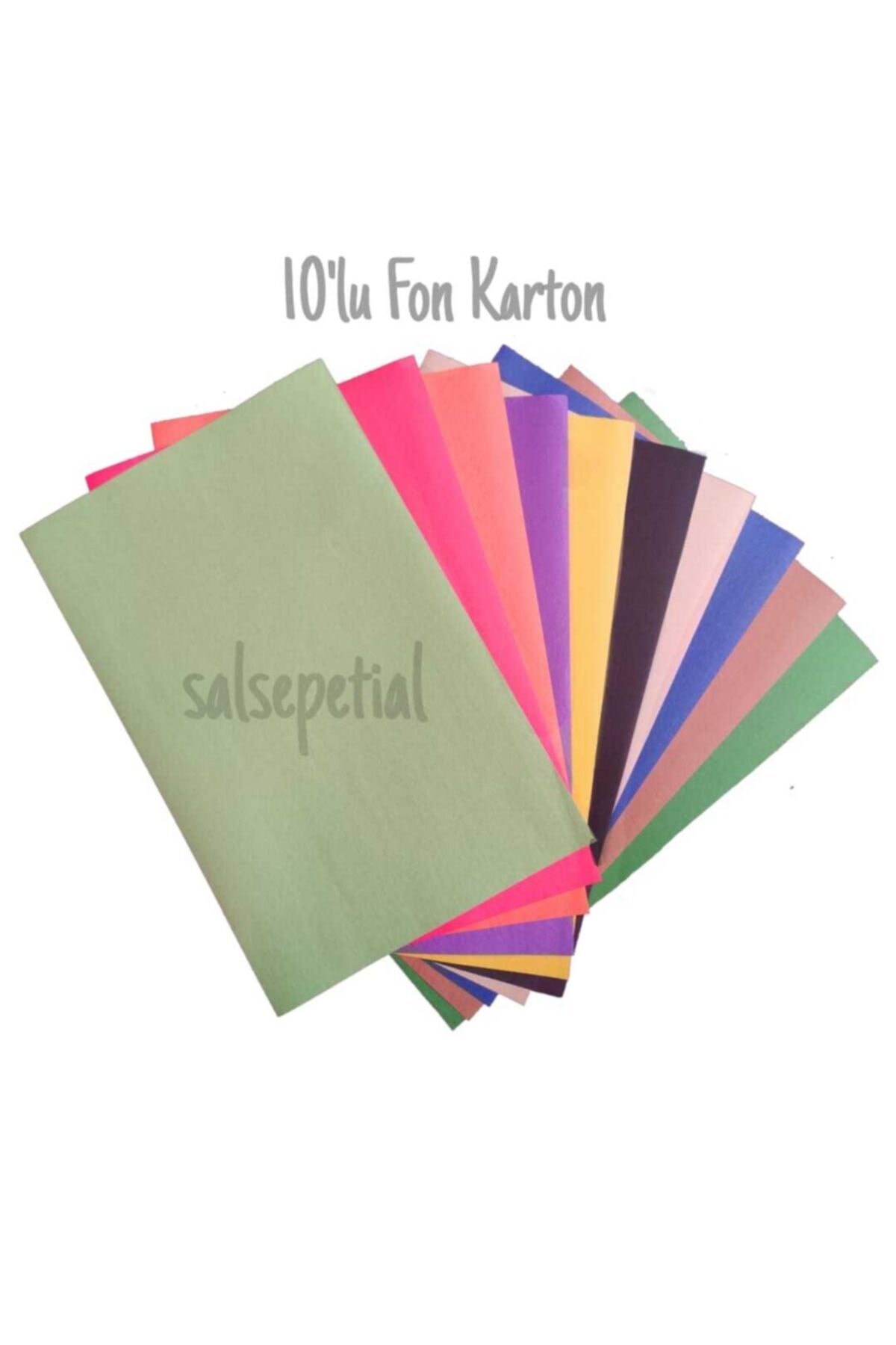 KARTON A4 Renkli Fon U 10'lu Fiyatı, Yorumları - Trendyol