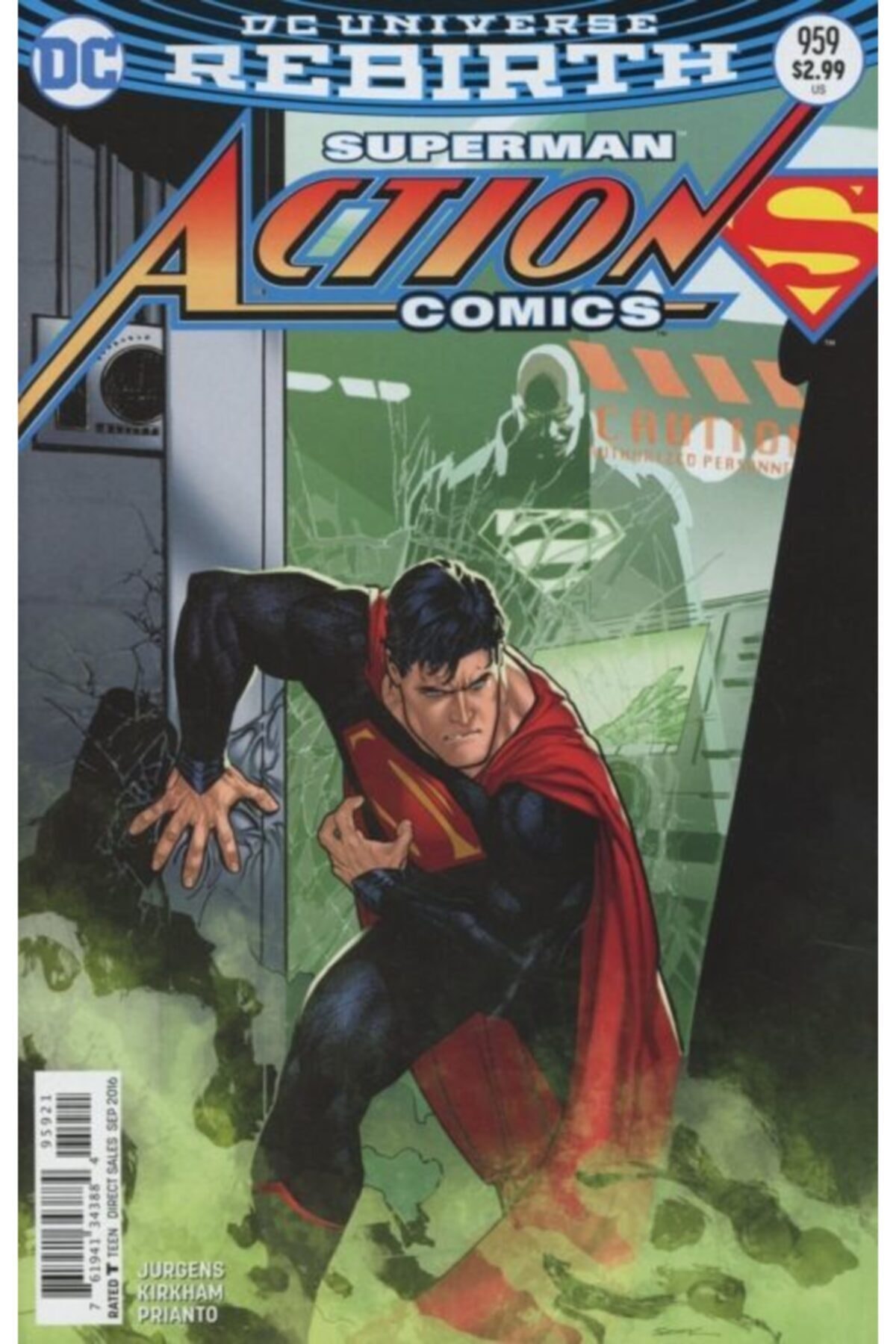 TM & DC Comics-Warner Bros Dc Universe Rebirth Superman Action Comics ...