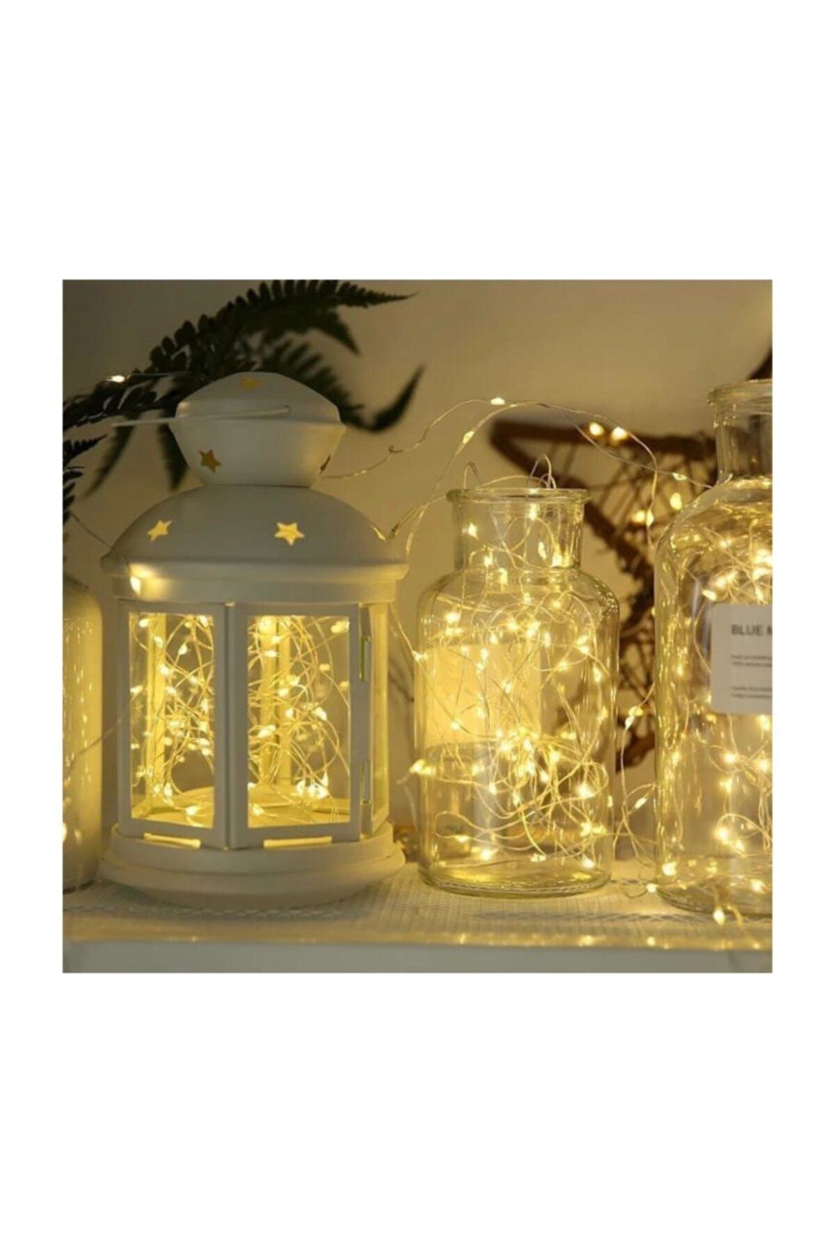 RBC 5 Metre Peri Led Tel Led Işık Dekoratif Aydınlatma Pilli Günışığı ...