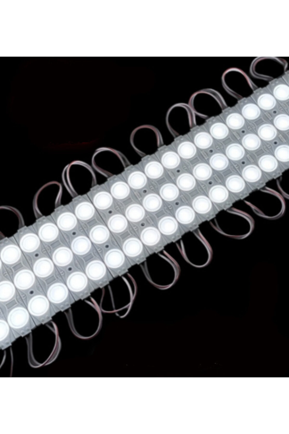 ZEMBİL Parmak Led Modül 1.5w 2835 Smd Mercekli Beyaz 12v 3 Ledli (2 ...