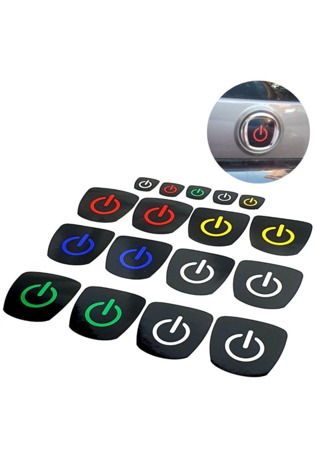 Carmind Fiat Fiorino Logo Içi Power Buton Sticker 3 Lü Set Fiyatı ...