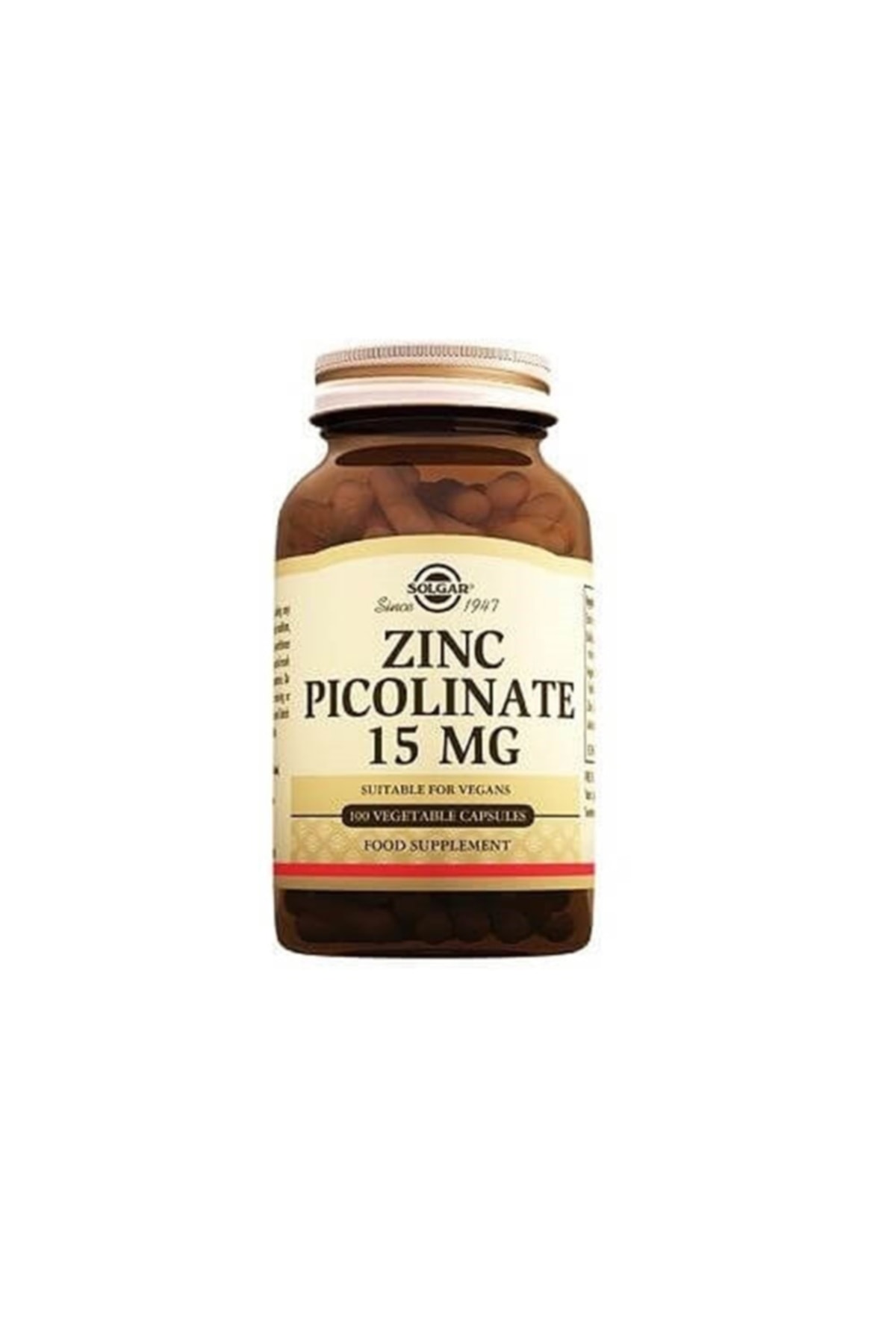 Solgar Zinc Picolinate 15 Mg 100 Kapsül Fiyatı, Yorumları - TRENDYOL