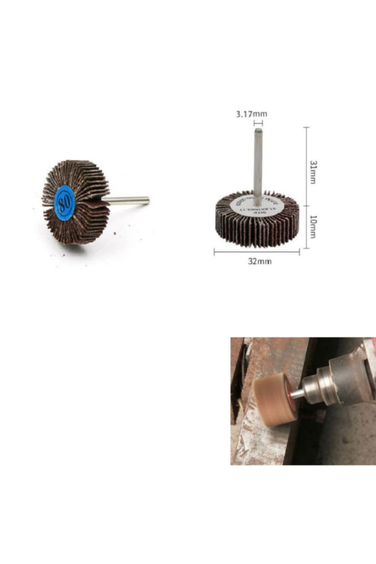 CEKSAN Dremel -gravür Ve Benzeri Cihazlara Flap Zımpara Çapak Alma Disk ...