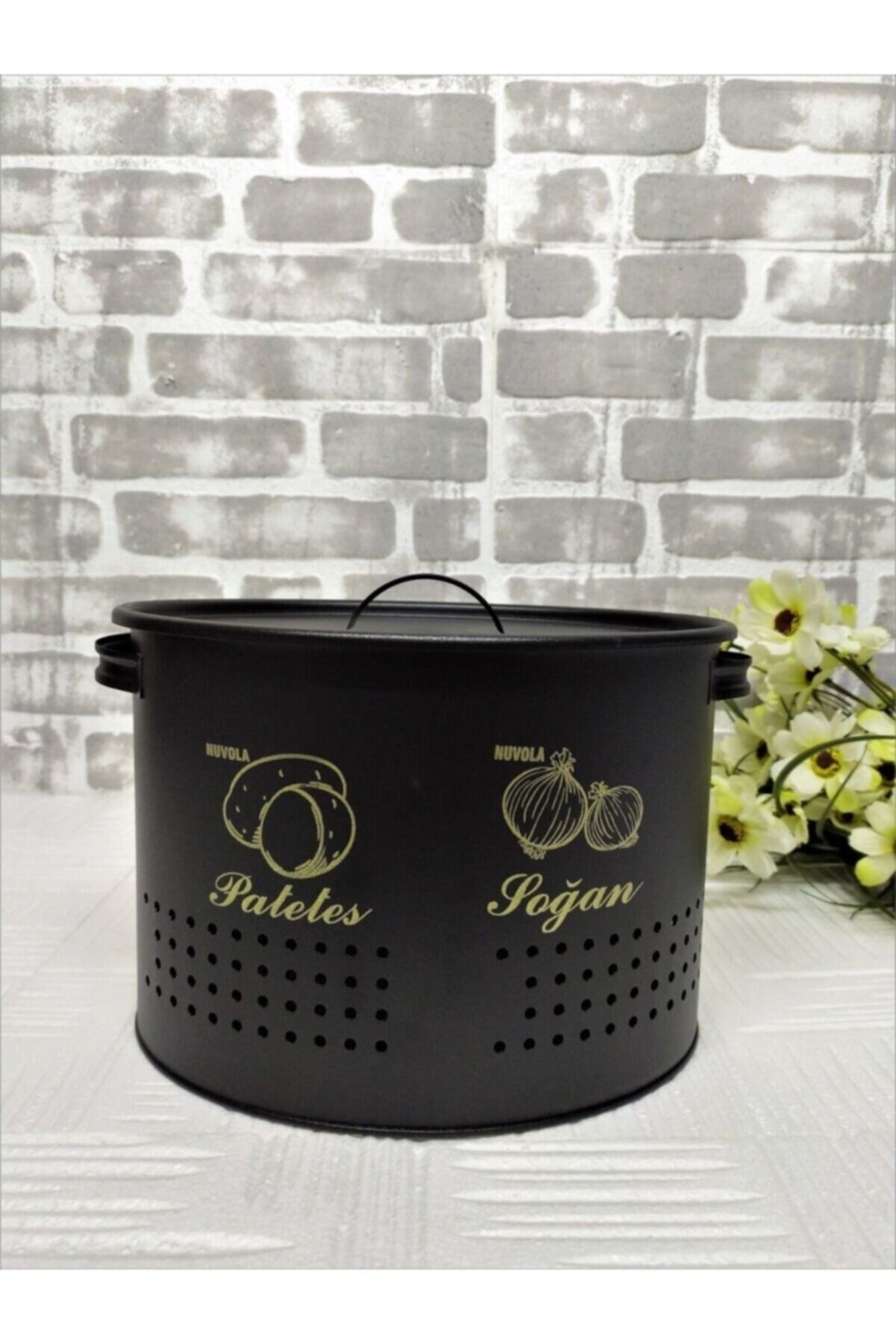 ASYA BAZAAR 2 Bölmeli Metal Patates Soğan Kovası Bolmeli-syh2 Fiyatı ...