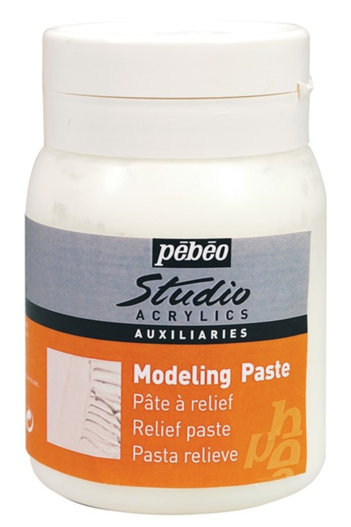 Pebeo Studio Acrylics Medium Modeling Paste - Rölyef Macunu 1 Litre ...
