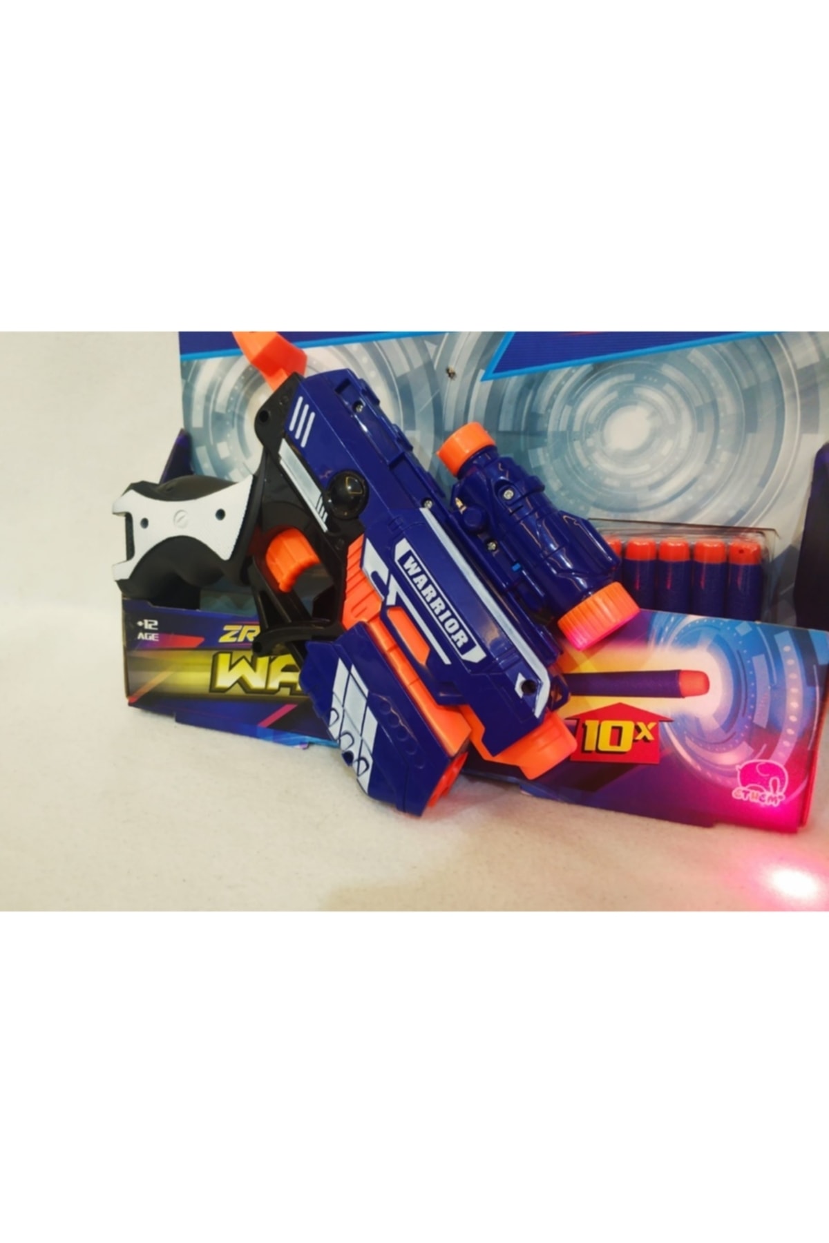 LRS STORE Lazerli Nerf Silahı Sünger Mermi Atan Nörf Tabanca +10 Adet Mermi Fiyatı, Yorumları ...