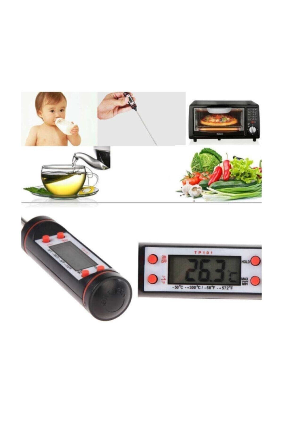 Genel Markalar Tp-101 / Tp101 Lcd Ekranlı Dijital Arac Klima Sıcaklık ...