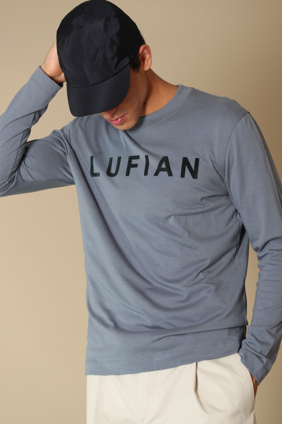 Lufian Akarn Erkek Uzun Kol Tişört Koyu Gri Fiyatı, Yorumları - Trendyol