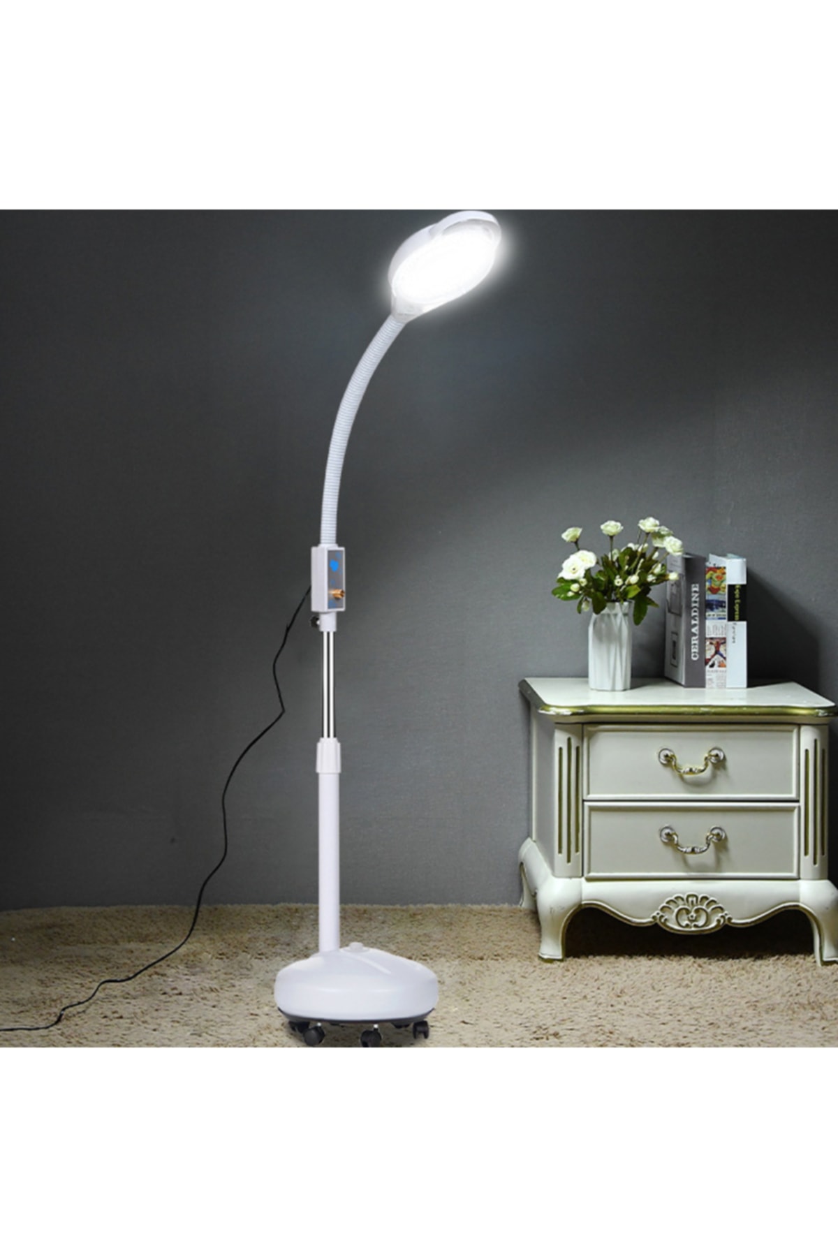 estorilcosmetic 5X Led Lighted Loop 360 Degree Magnifying Lamp with ...