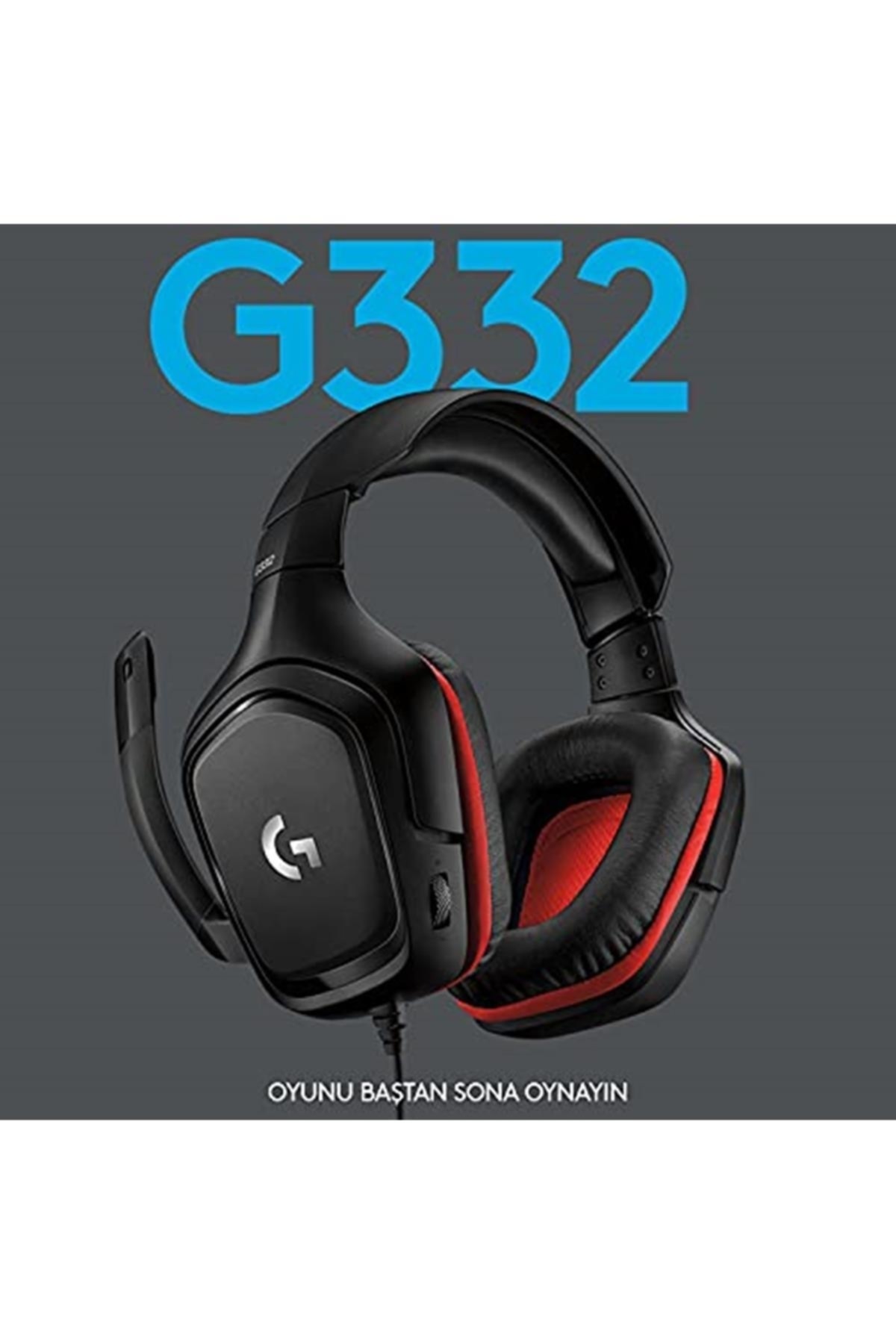 logitech G G332 Kablolu Kulak Üstü Oyuncu Kulaklığı, 50 Mm Ses ...