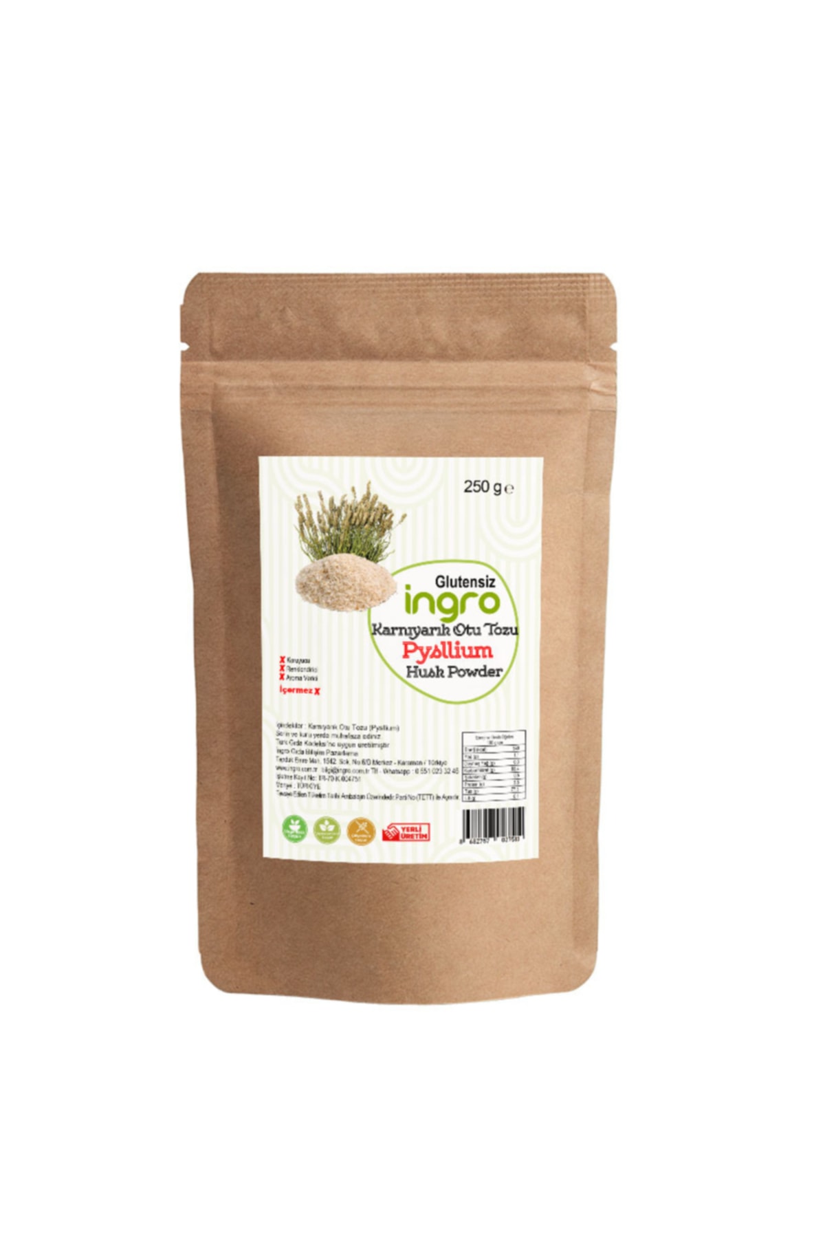 İngro Ingro Karnıyarık Otu Tozu Psyllium Husk Powder 250 G Fiyatı ...