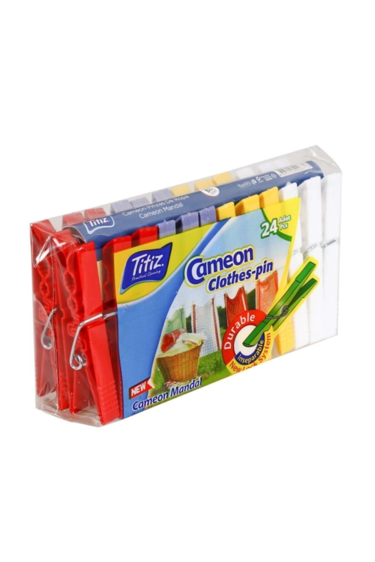 Genel Markalar Titiz Cameon Lüks Çamaşır Mandalı 24 Adet Iz Yapmayan ...