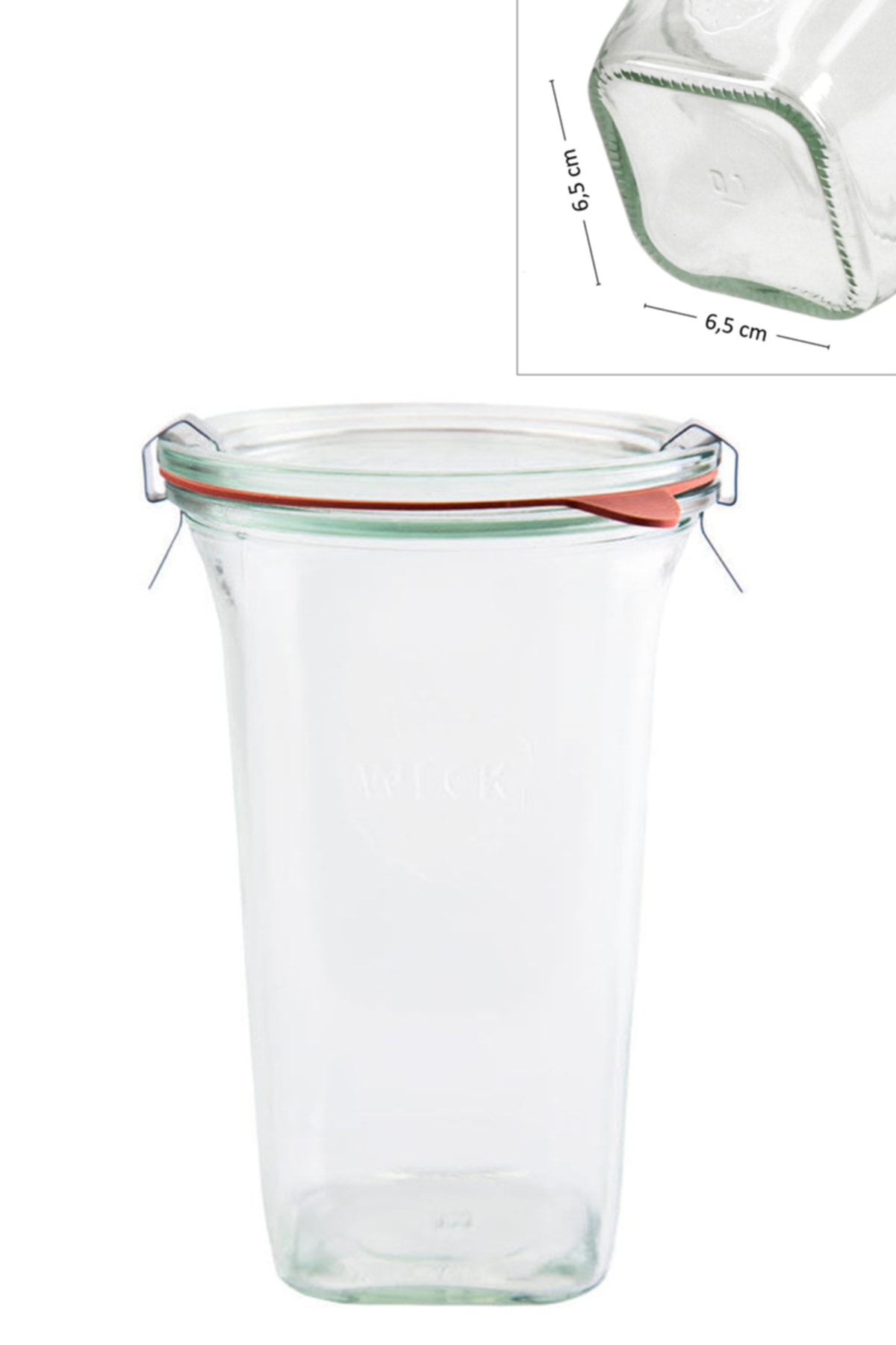 Weck Cam Kavanoz Kare Tabanlı Quadro 795 Ml Fiyatı, Yorumları - Trendyol