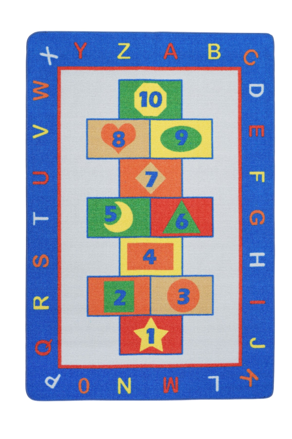 Confetti Game 133x190 Mavi Bukle Anaokulu Kreş Ve Çocuk Halısı Fiyatı ...